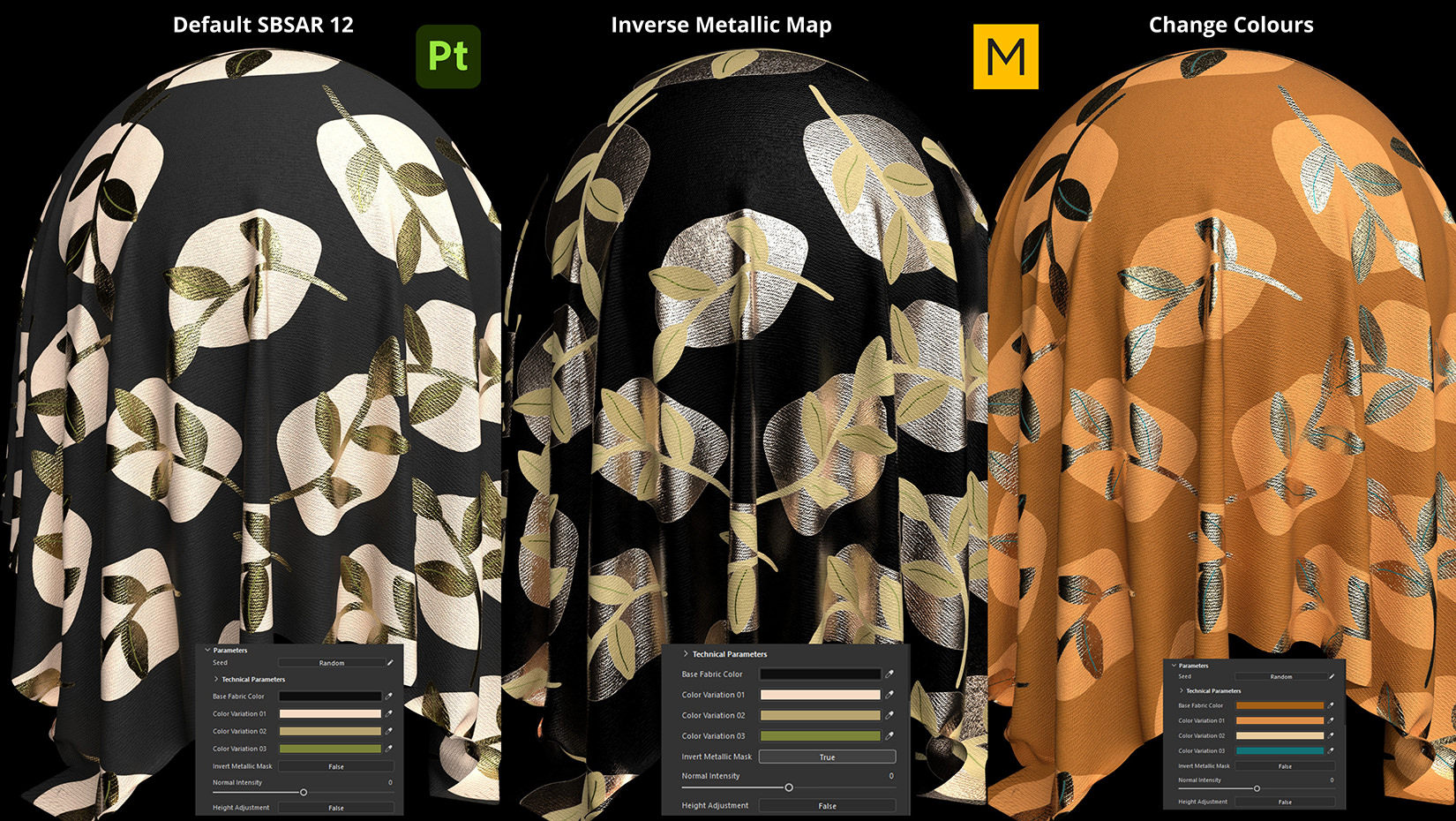 Patterned Jersey Cotton Fabric Substance Painter - MR | Daz 3D