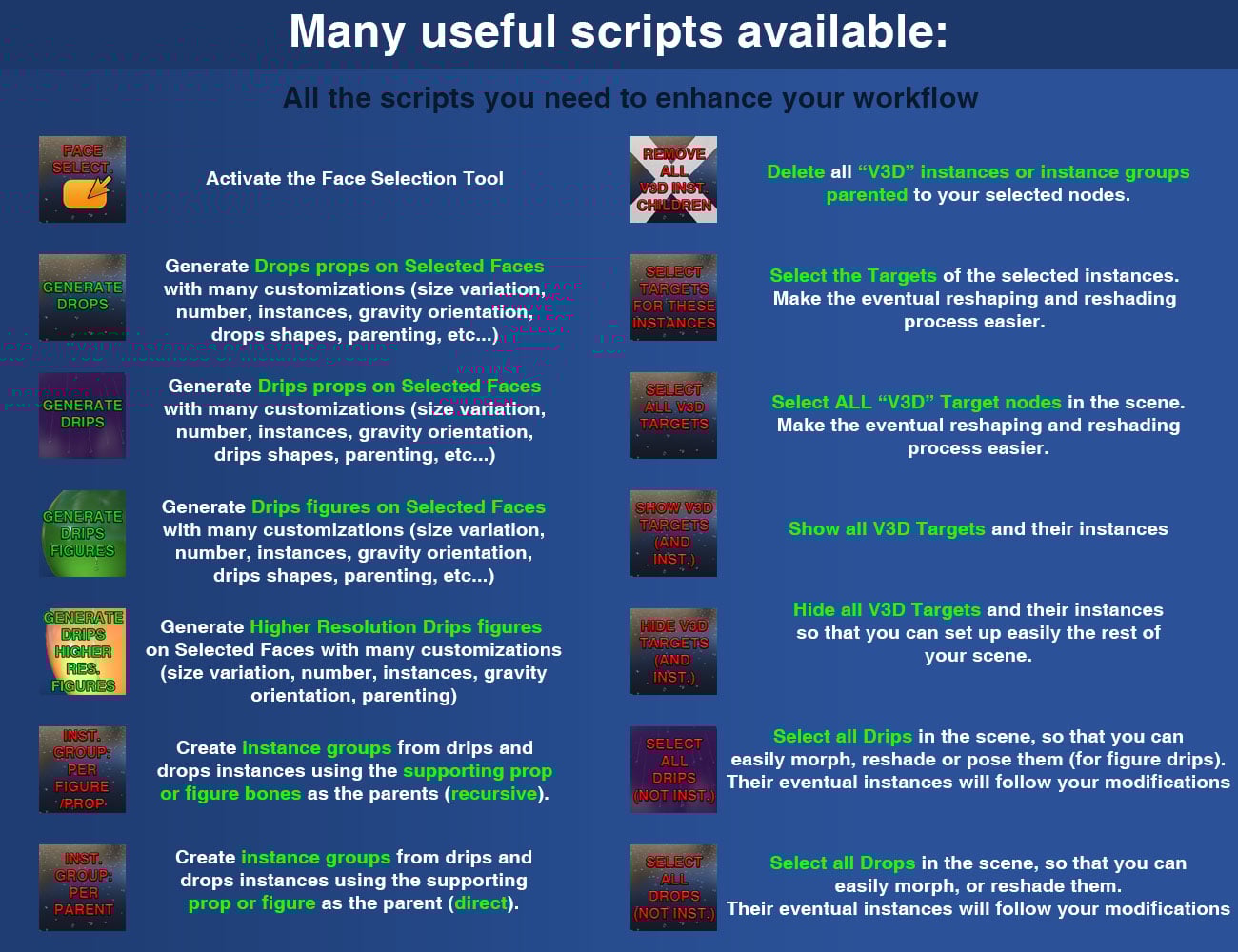 Drops Generator | Daz 3D