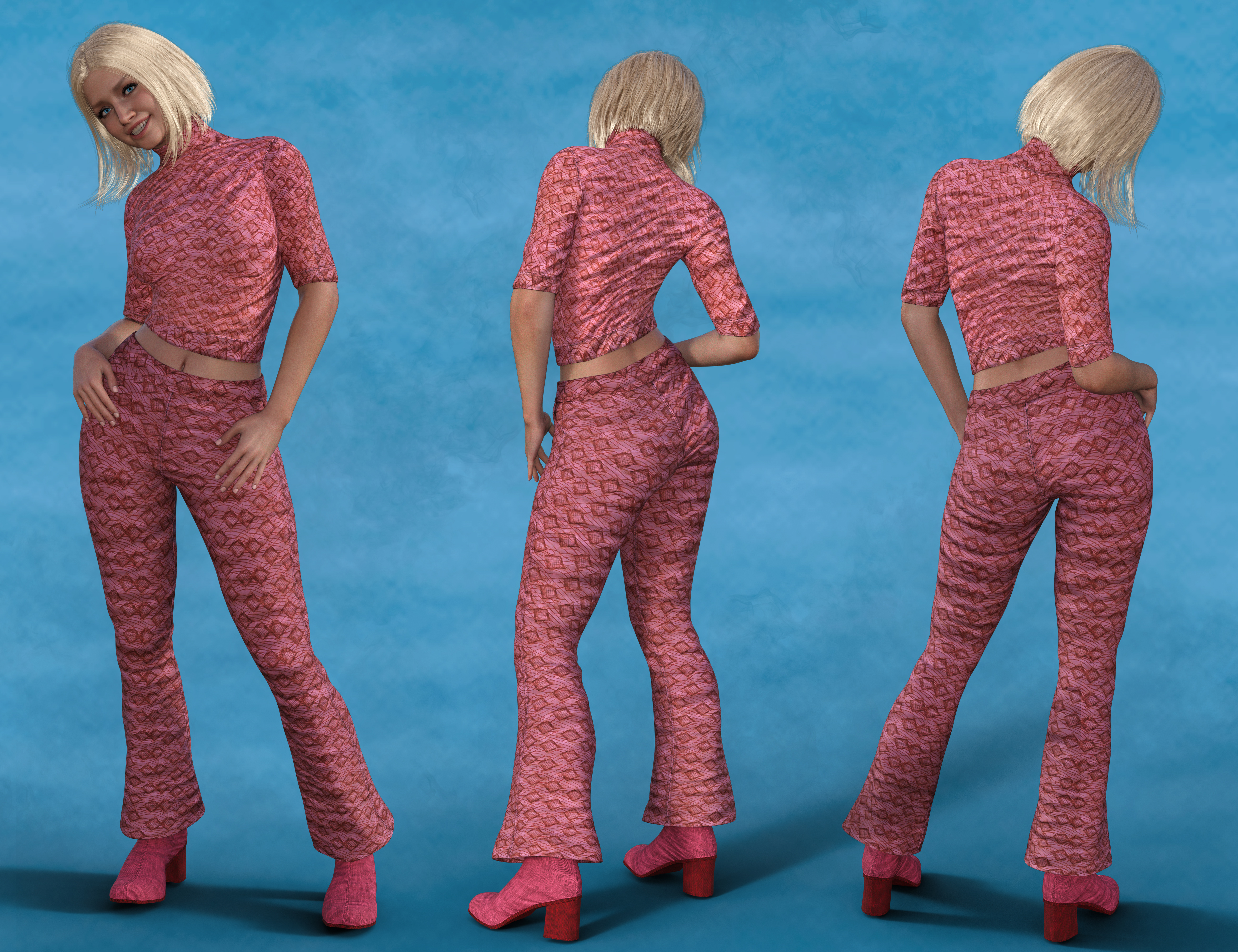 T Pack Tight Sweater Outfit Texture Add On Daz 3d