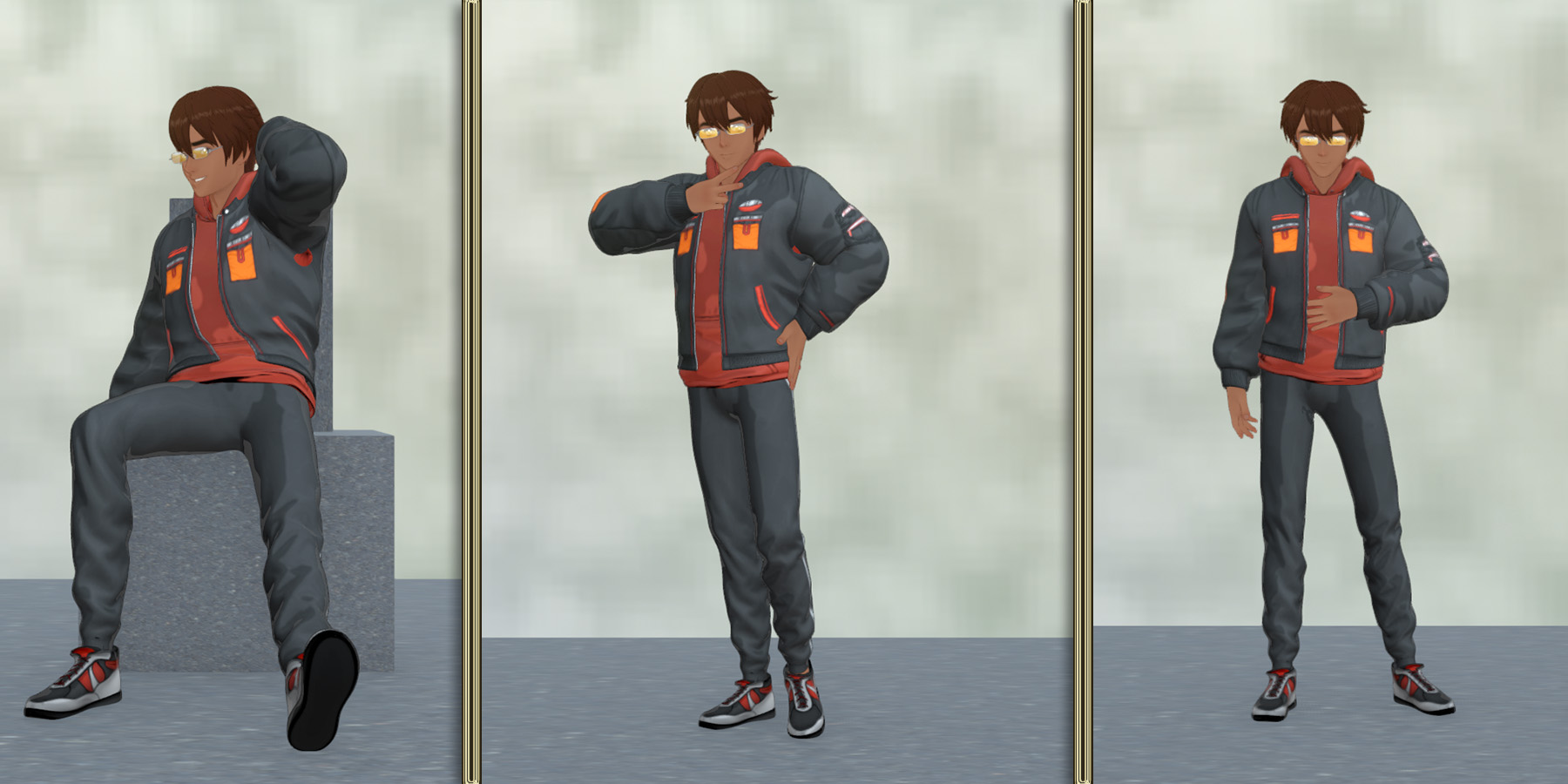 Anime School Boy Poses for Mikey 9 | Daz 3D
