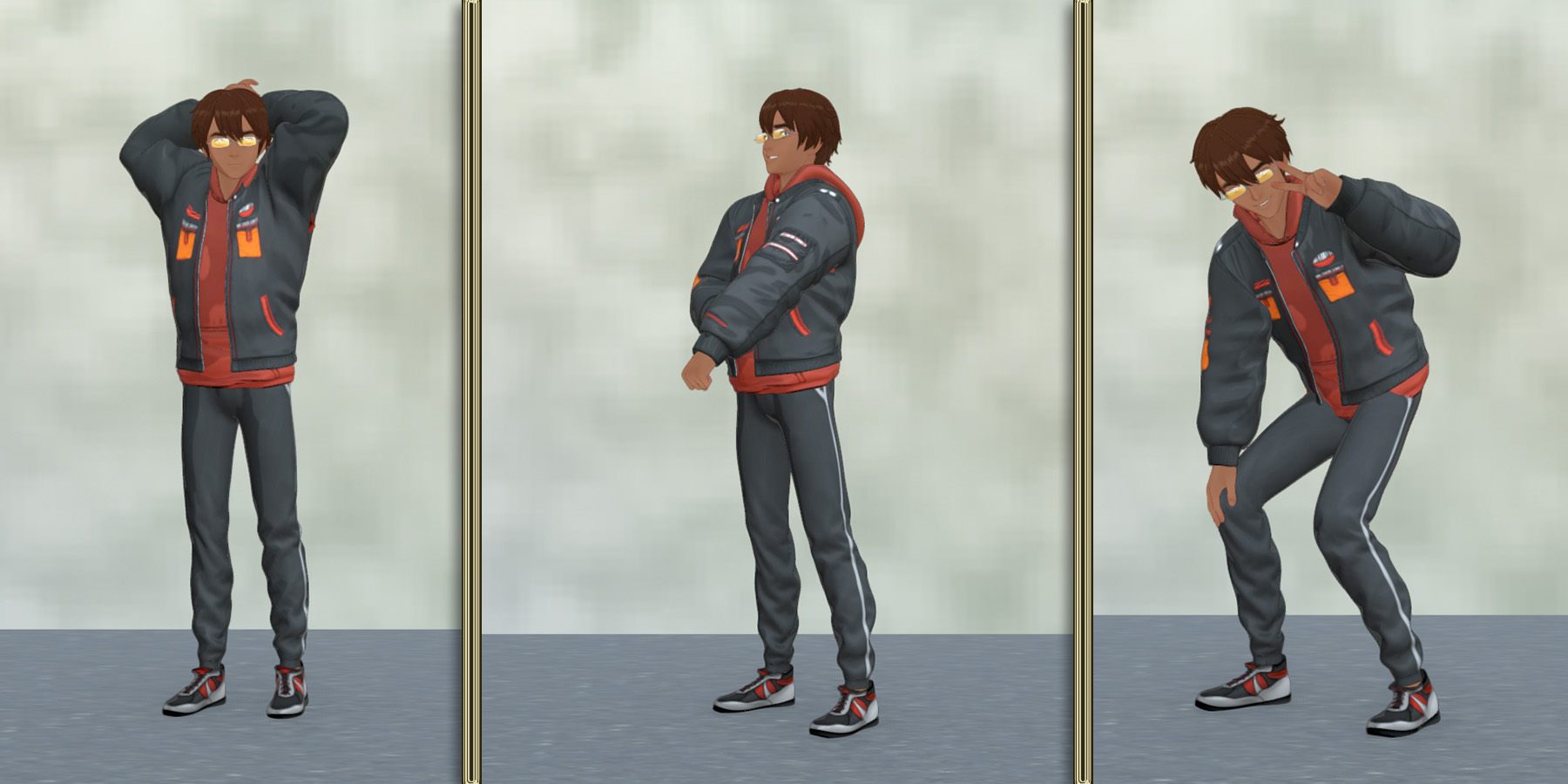 Anime School Boy Poses for Mikey 9 | Daz 3D