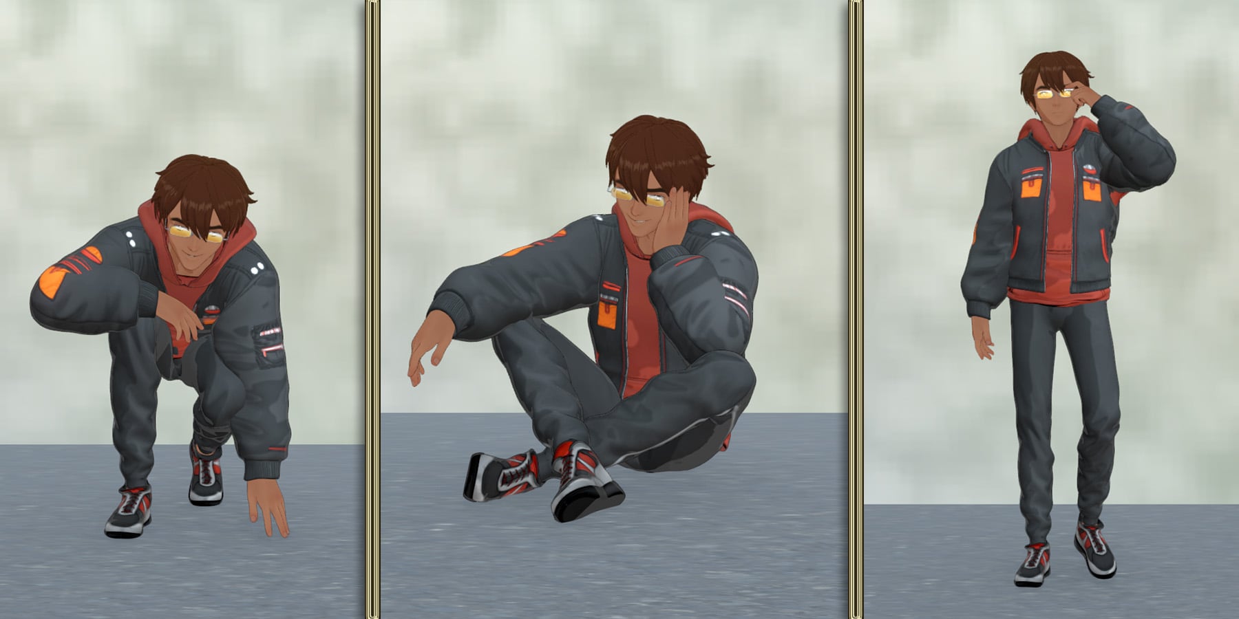 Anime School Boy Poses for Mikey 9 | Daz 3D