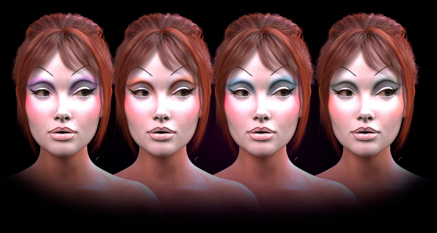 LA Club Make Up for Genesis 9 | Daz 3D