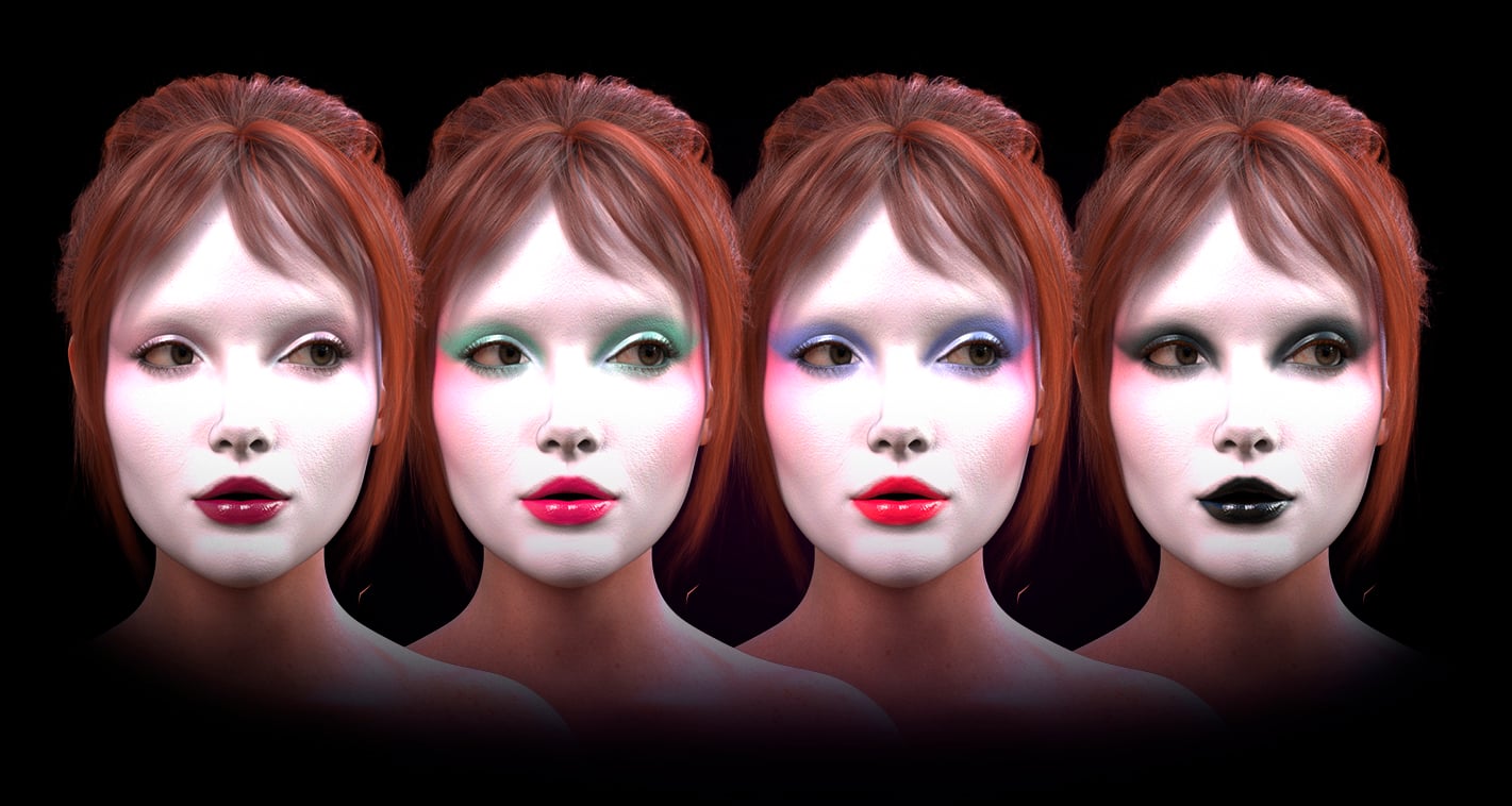 LA Club Make Up for Genesis 9 | Daz 3D