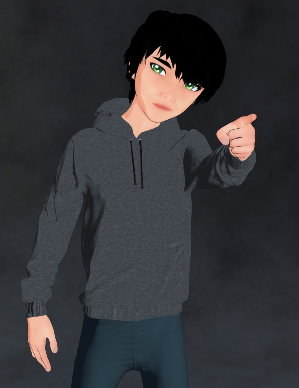 Yakuro Anime Character for Genesis 9 | Daz 3D