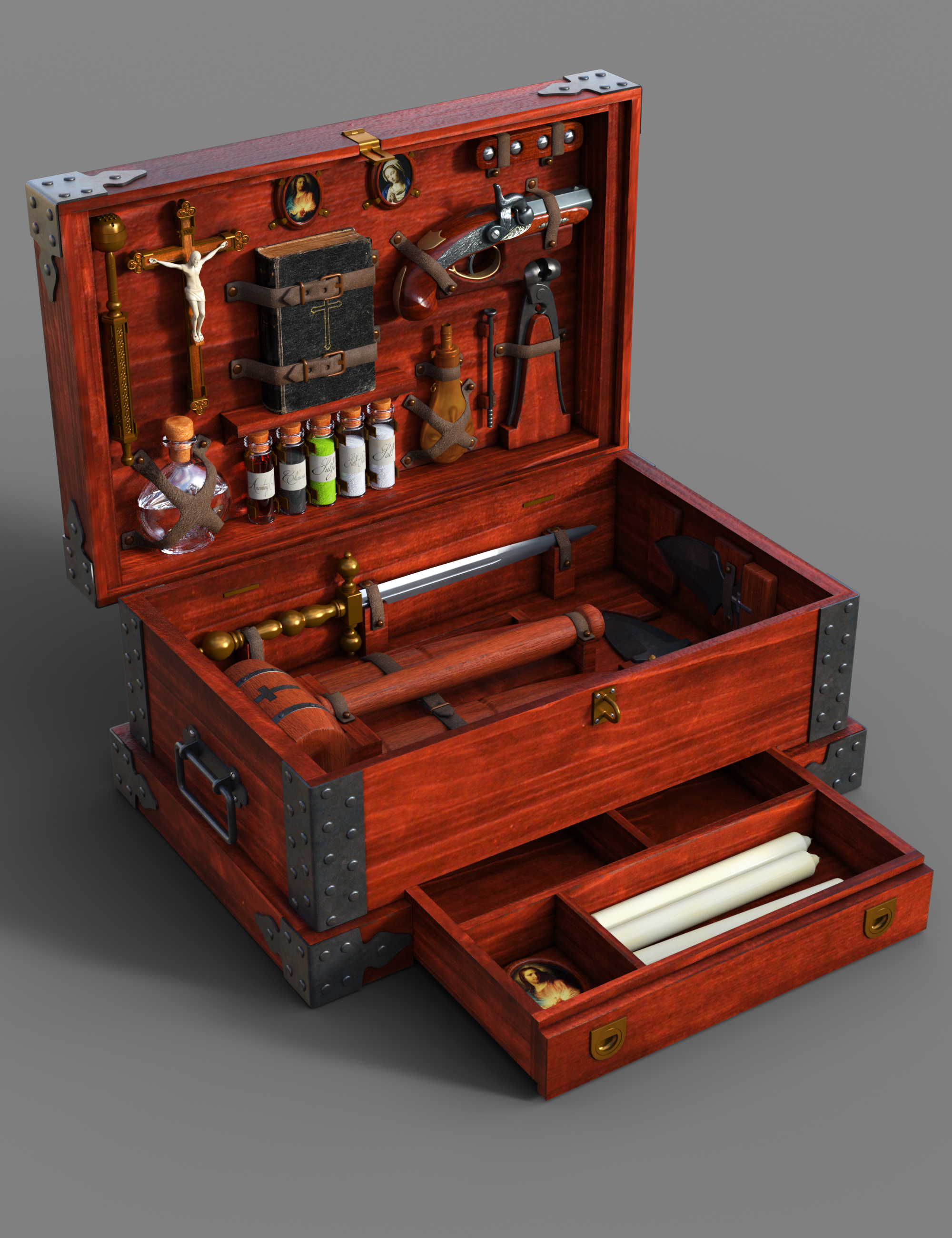 Exorcist Vampire Slayer Kit | Daz 3D