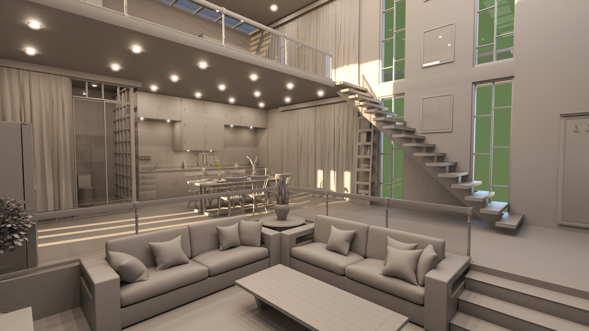 Urban Luxe Loft | Daz 3D