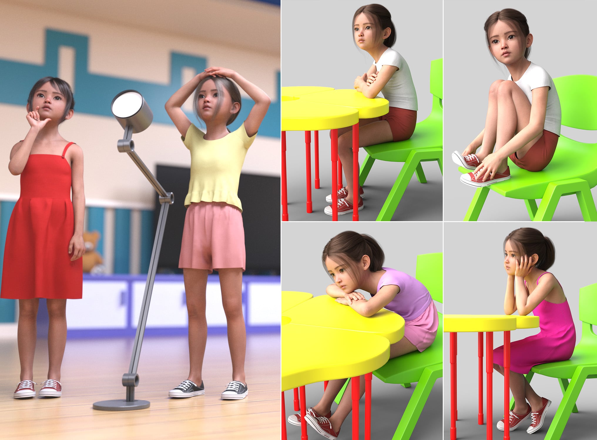 Two Hand Poses Bundle | Daz 3D