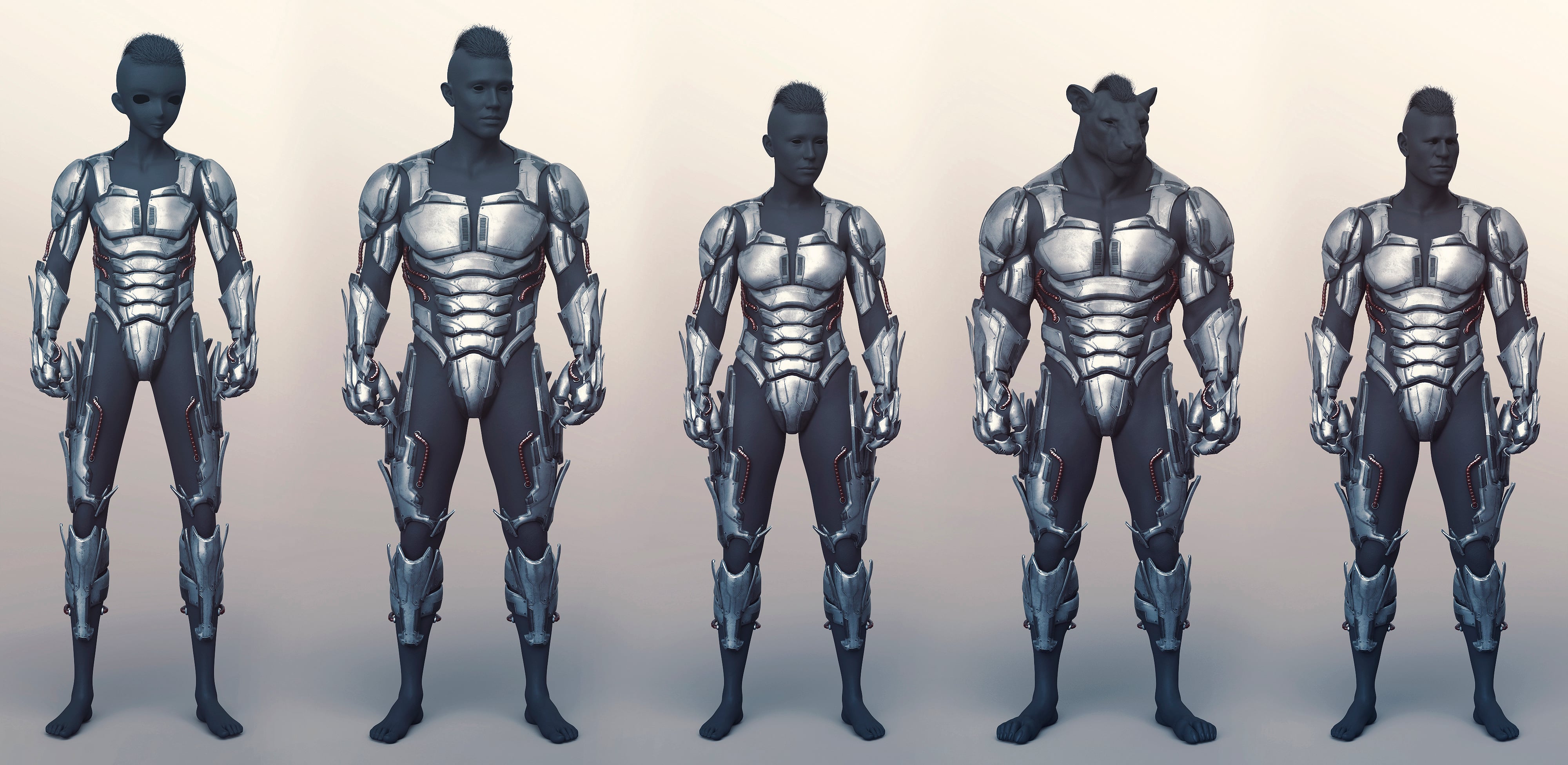 High Tech Cyborg for Genesis 9 | Daz 3D