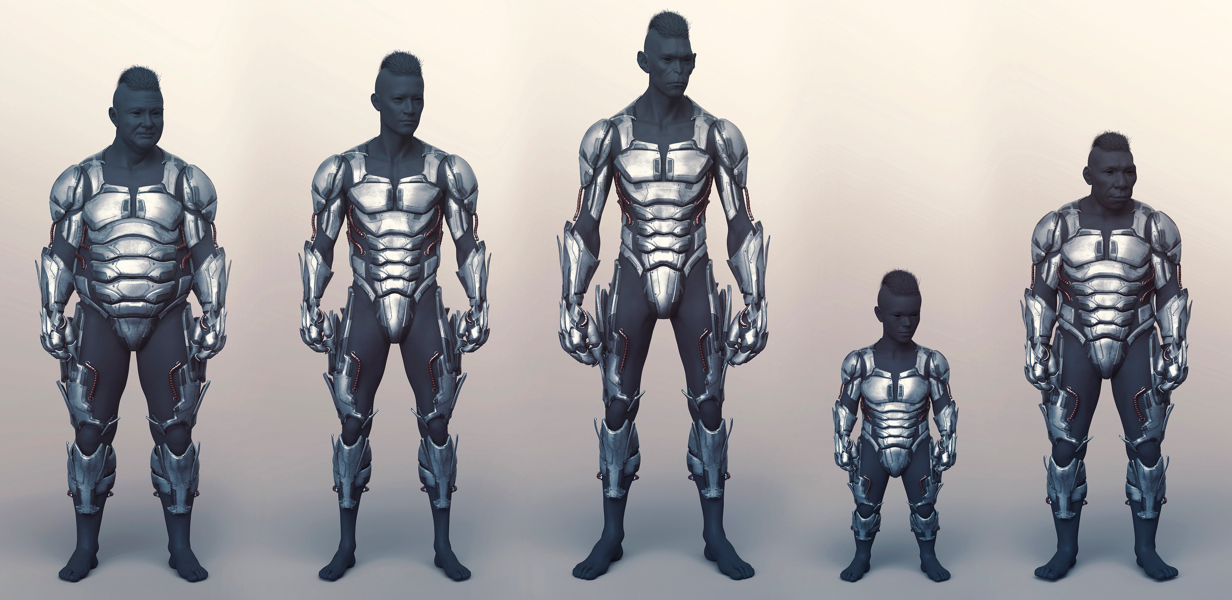 High Tech Cyborg for Genesis 9 | Daz 3D