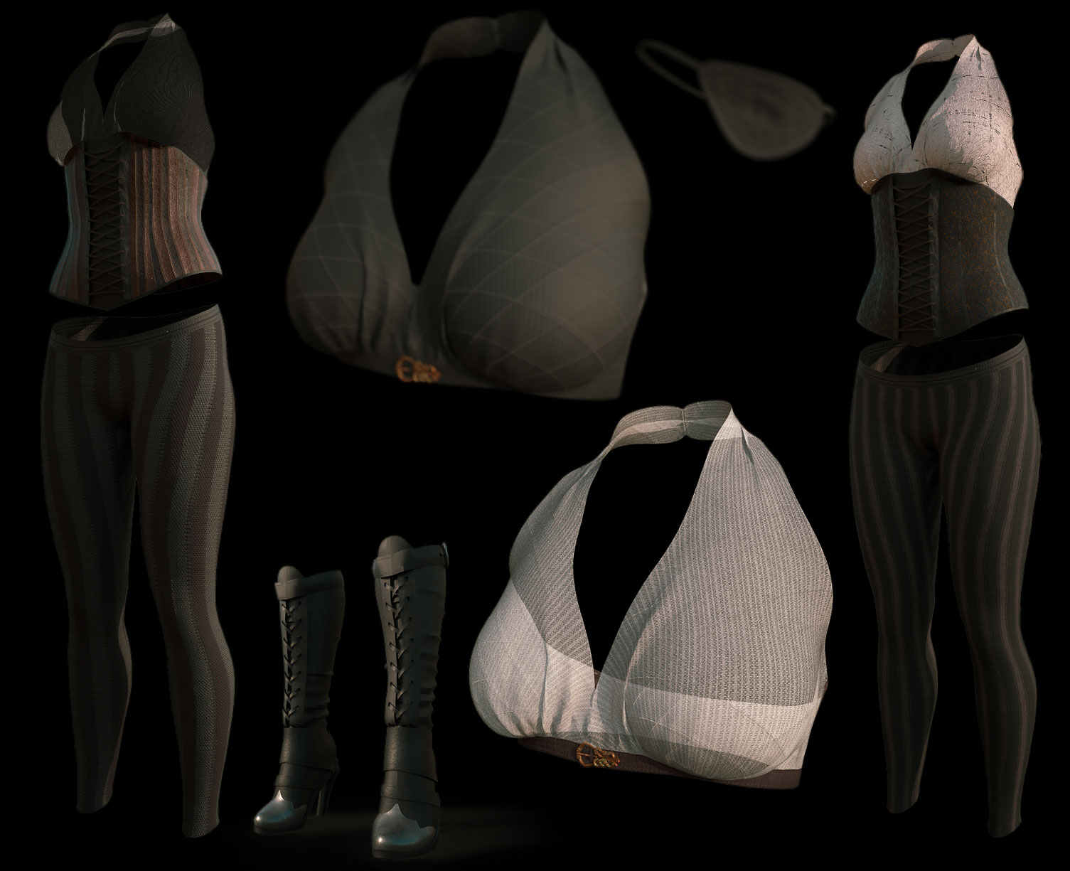 dForce Buccaneer Lady 01 Outfit and Vignette | Daz 3D