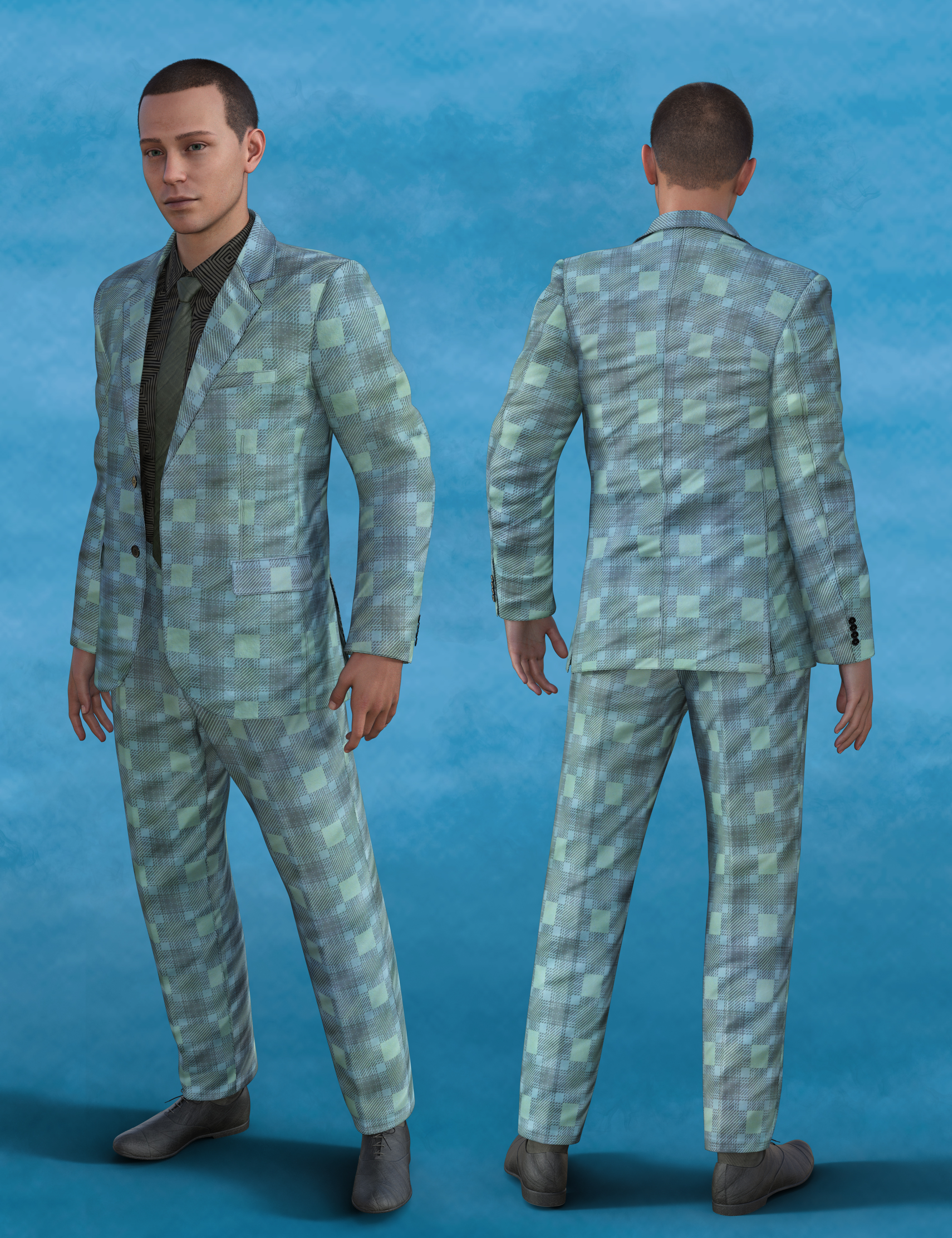 T-Pack HnC24 Basic Suit Outfits Texture Add-on | Daz 3D