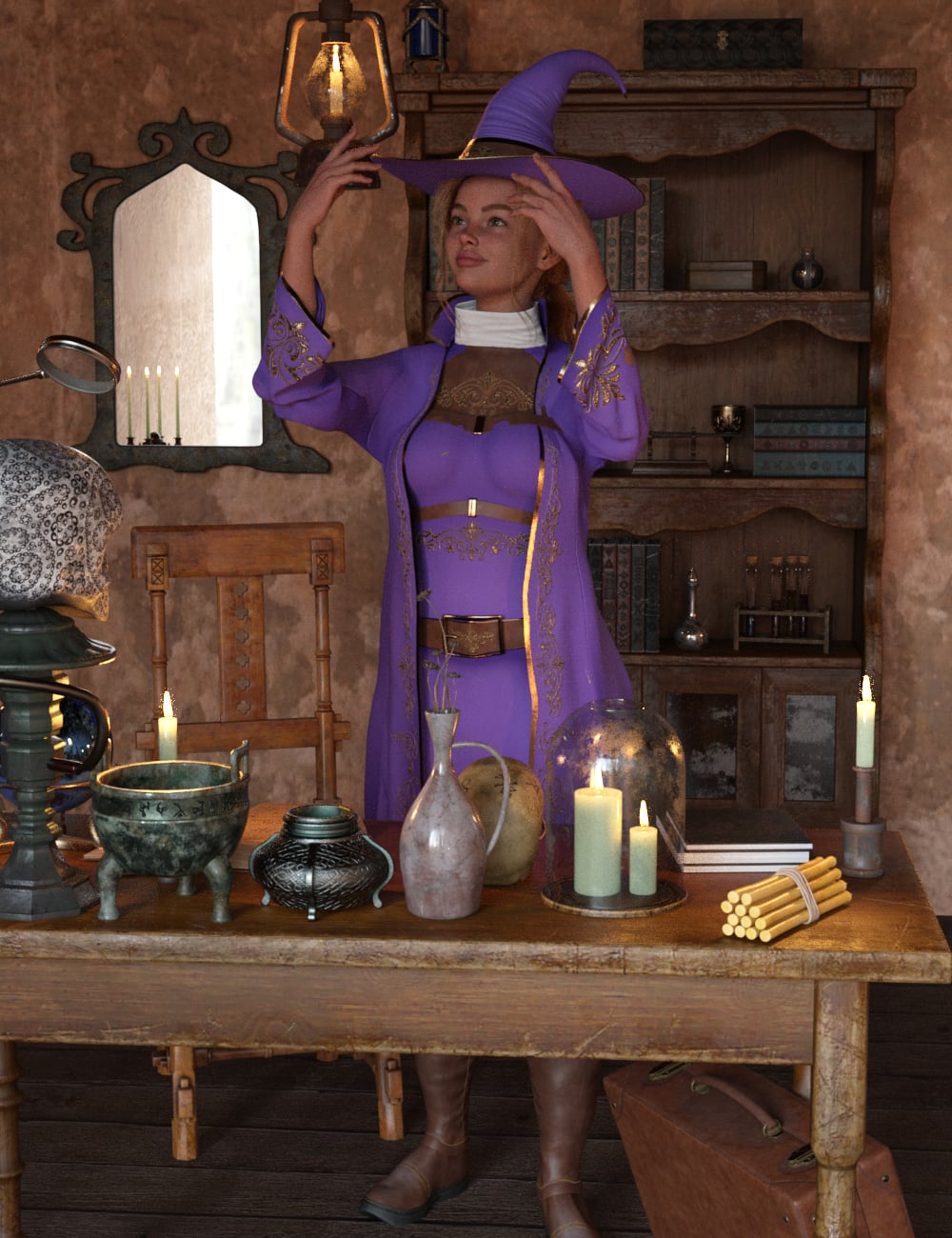 FG Wizard Poses | Daz 3D