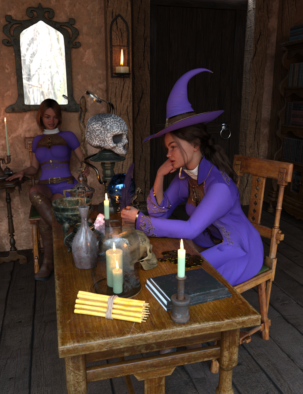 Fg Wizard Poses Daz 3d