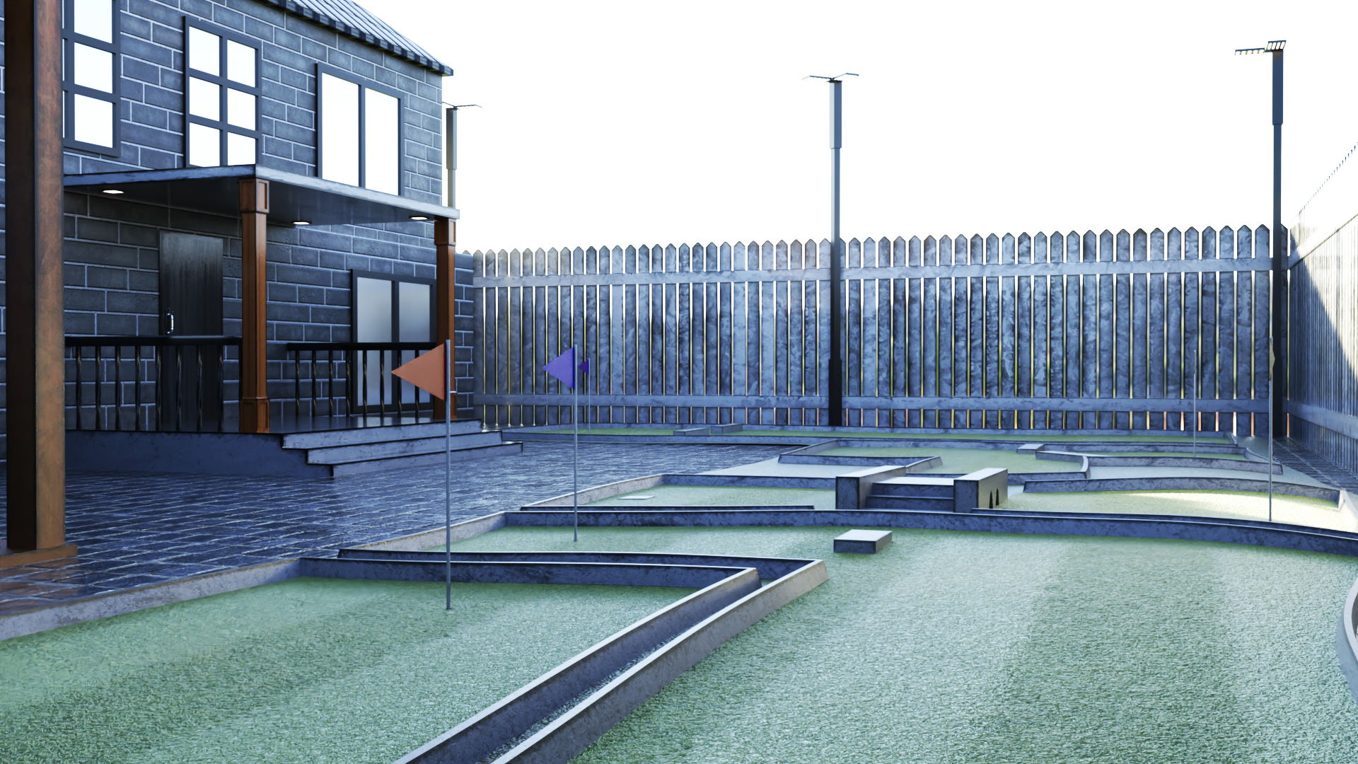 Backyard Golf | Daz 3D
