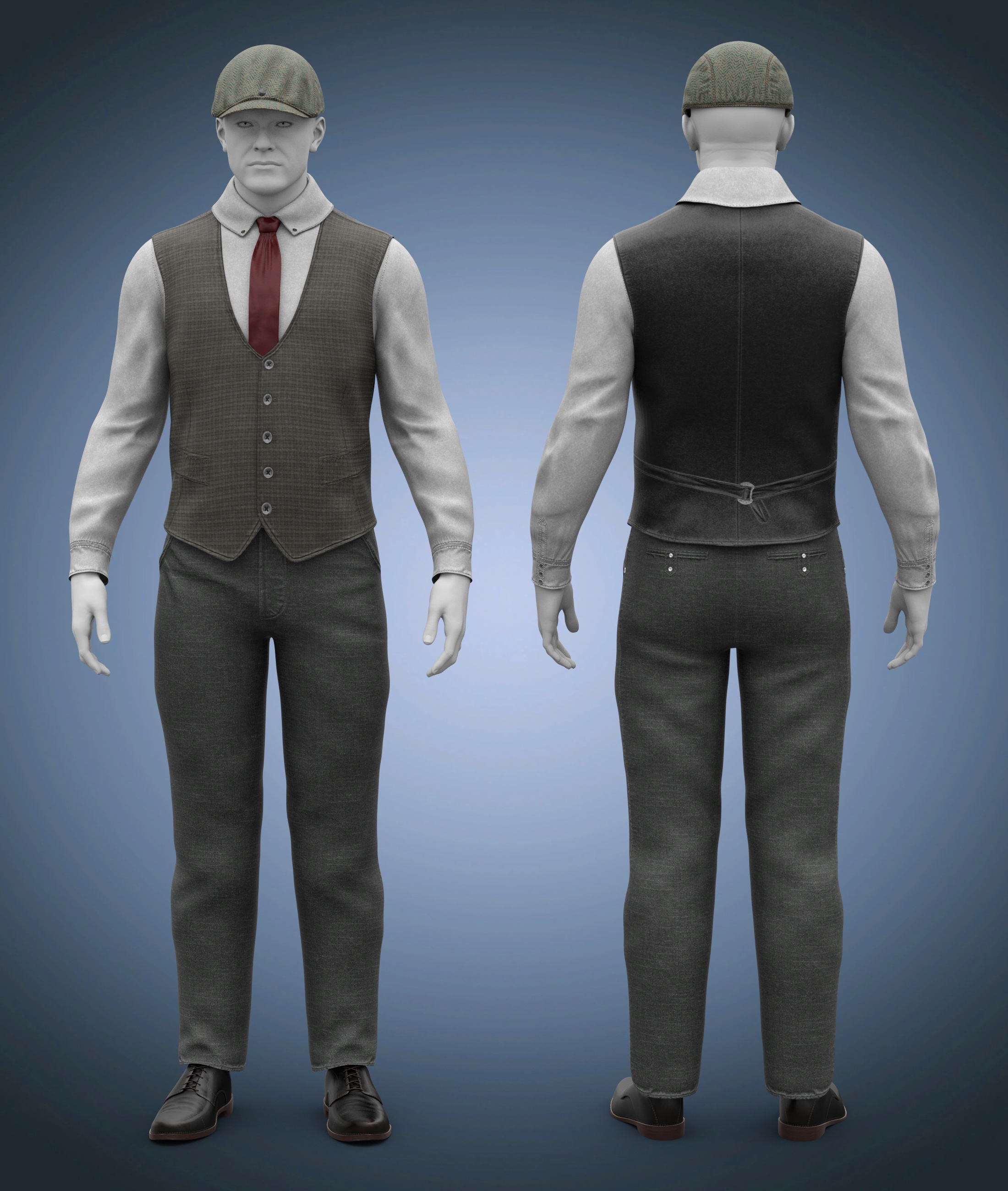 dForce Detective Outfit for Genesis 9 | Daz 3D