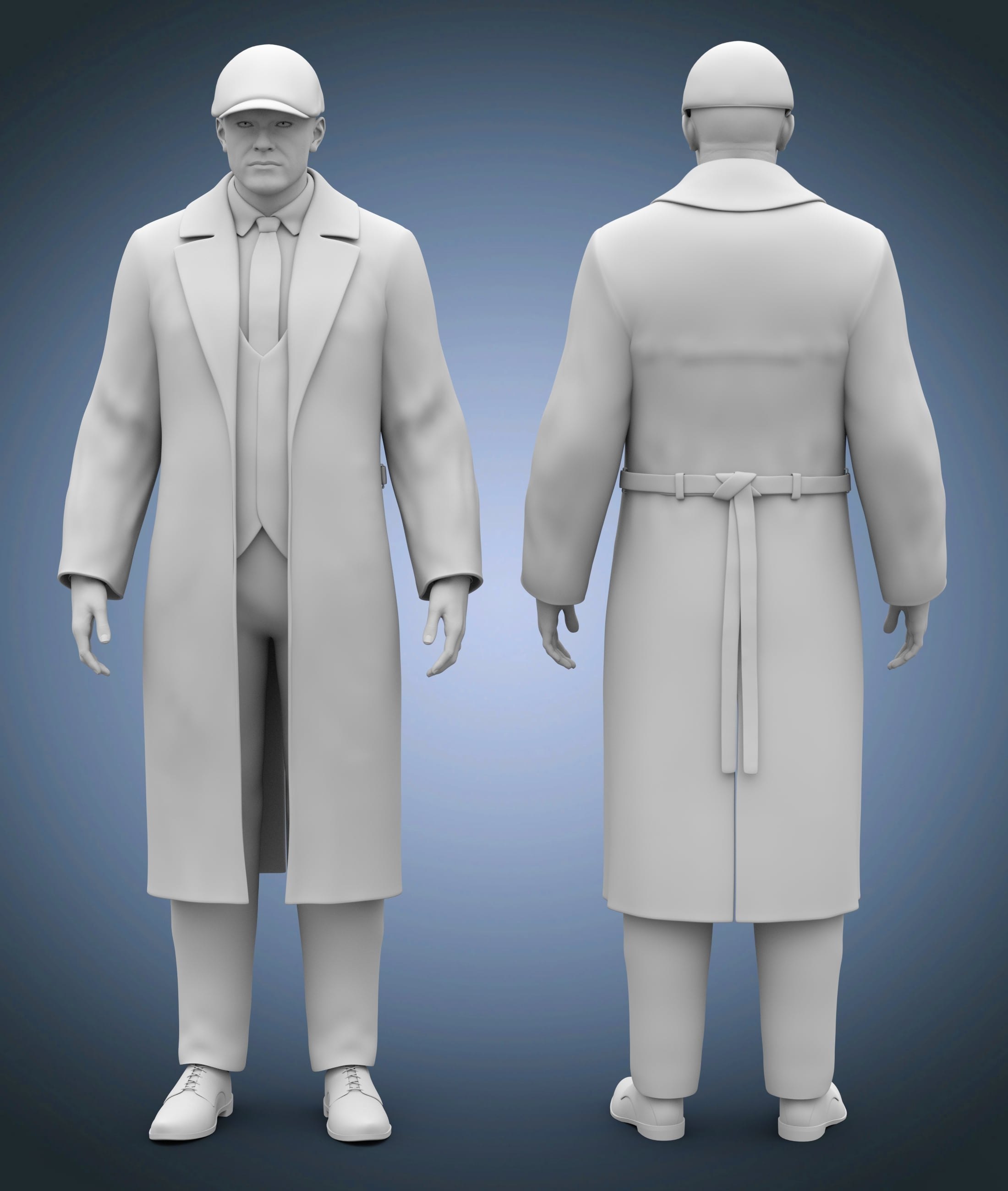 dForce Detective Outfit for Genesis 9 | Daz 3D