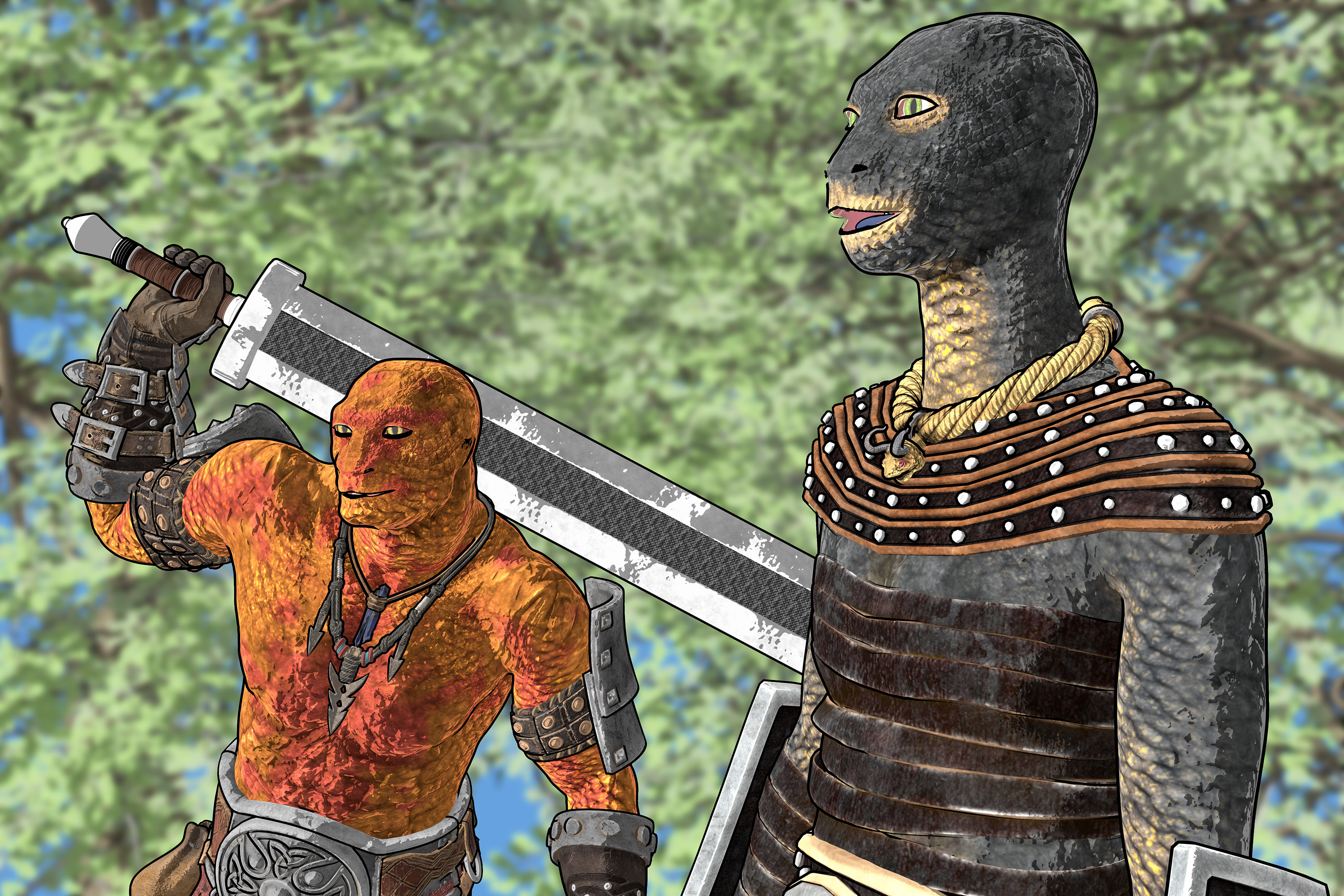 Oso Snakefolk for Genesis 9 | Daz 3D