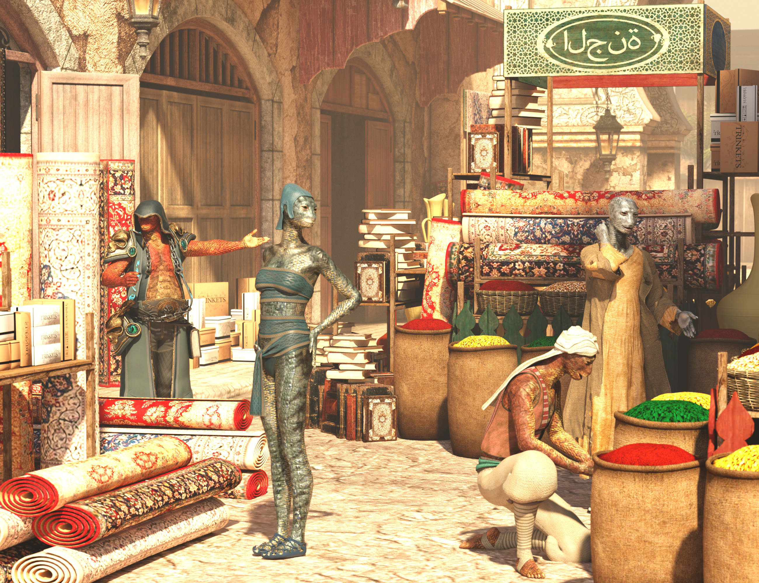 Oso Snakefolk for Genesis 9 | Daz 3D