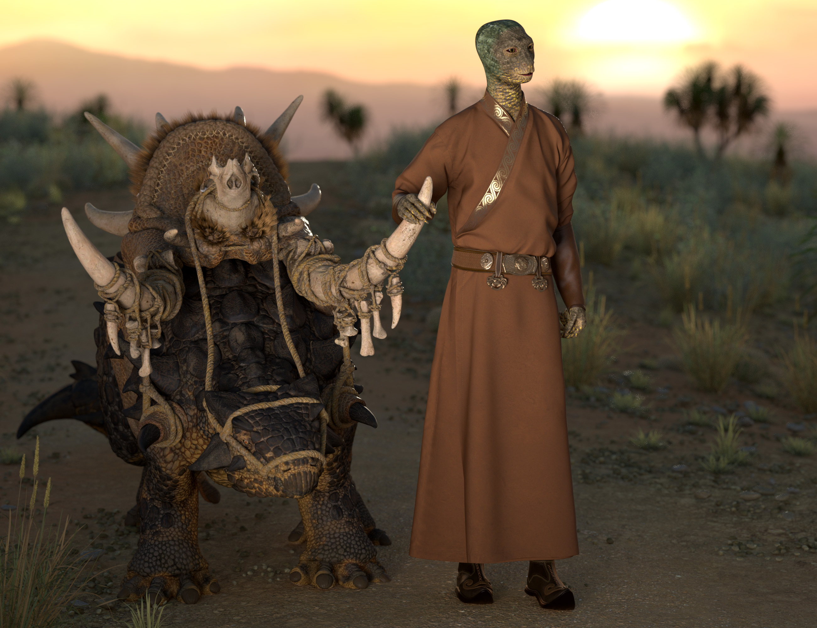 Oso Snakefolk for Genesis 9 | Daz 3D
