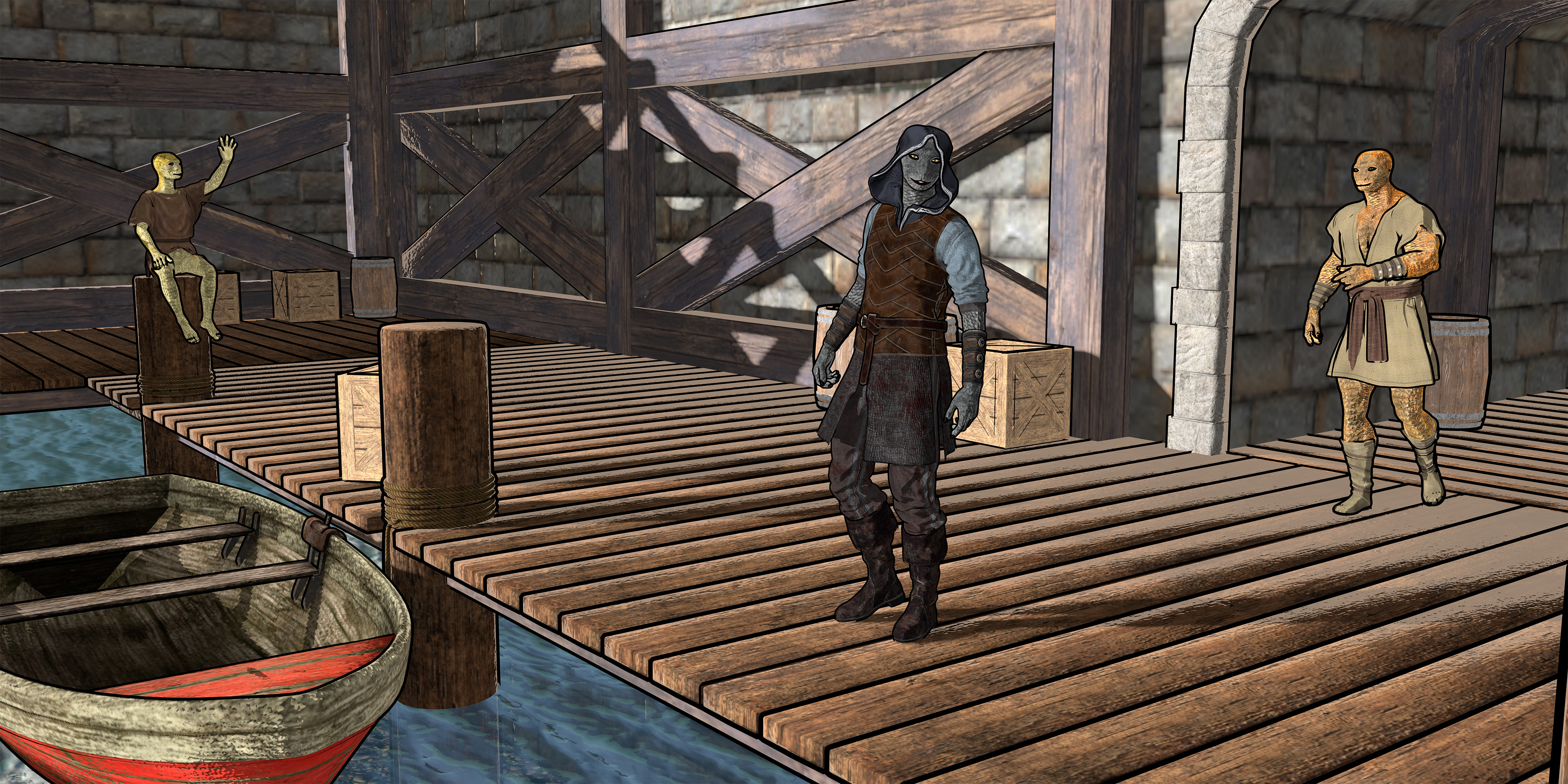 Oso Snakefolk for Genesis 9 | Daz 3D
