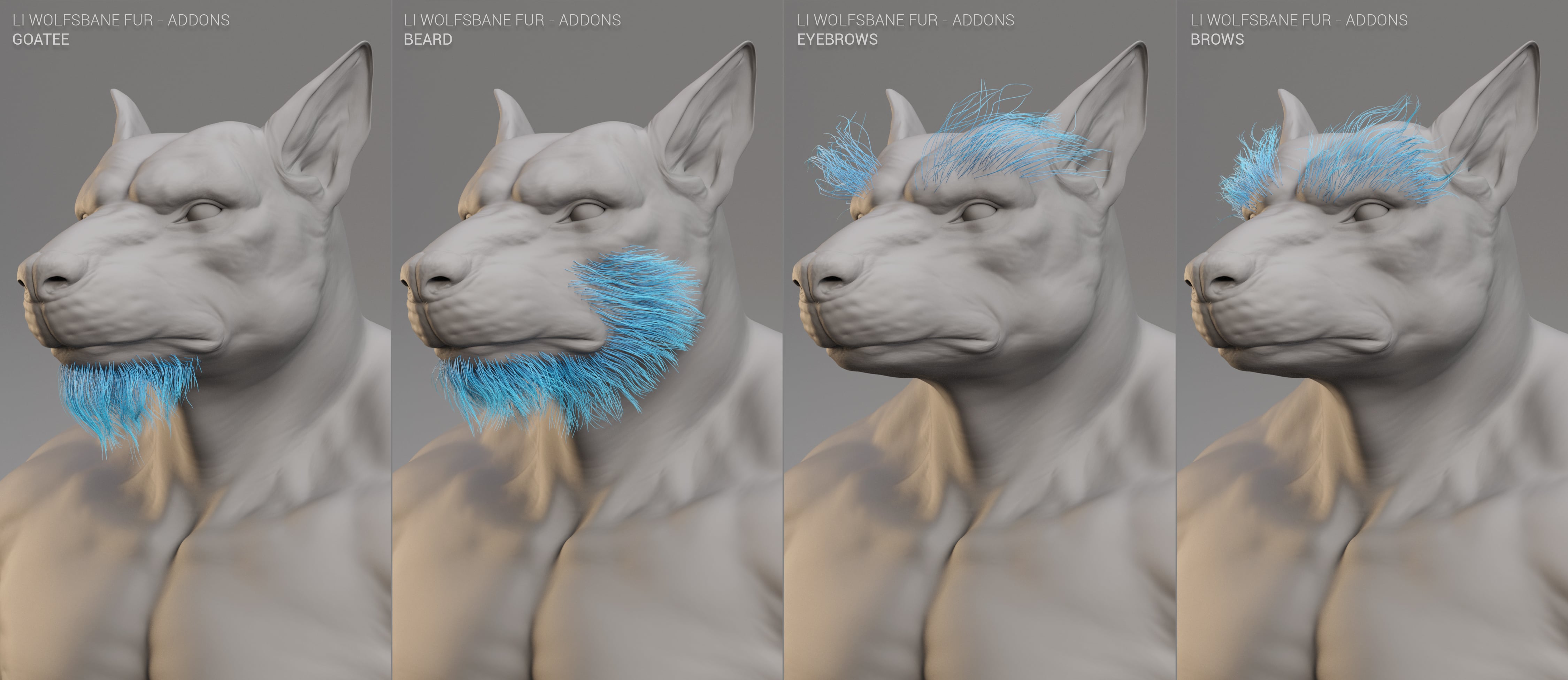 LI Wolfsbane Fur - Addons | Daz 3D