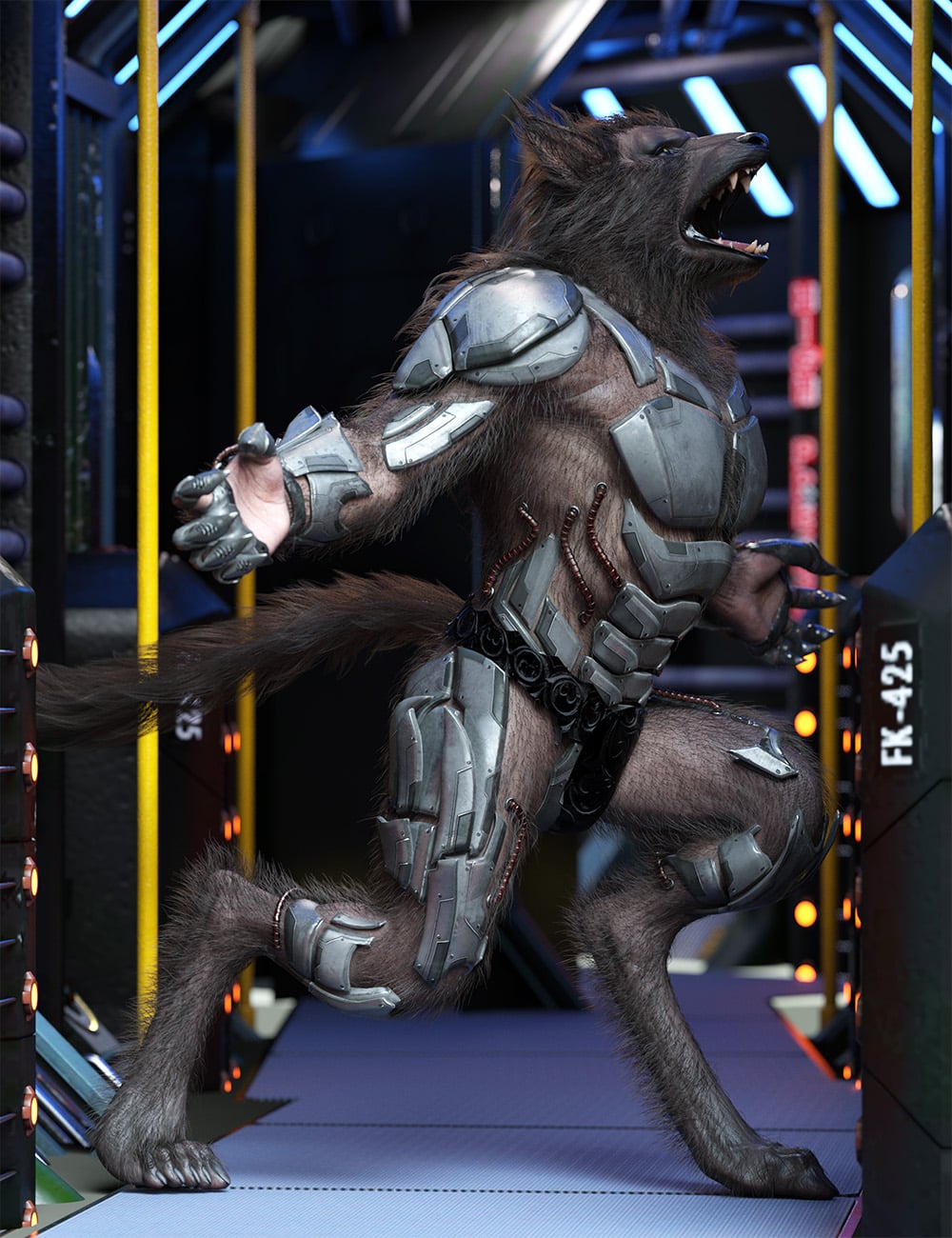 Lycan 9 HD Add-On Bundle | Daz 3D