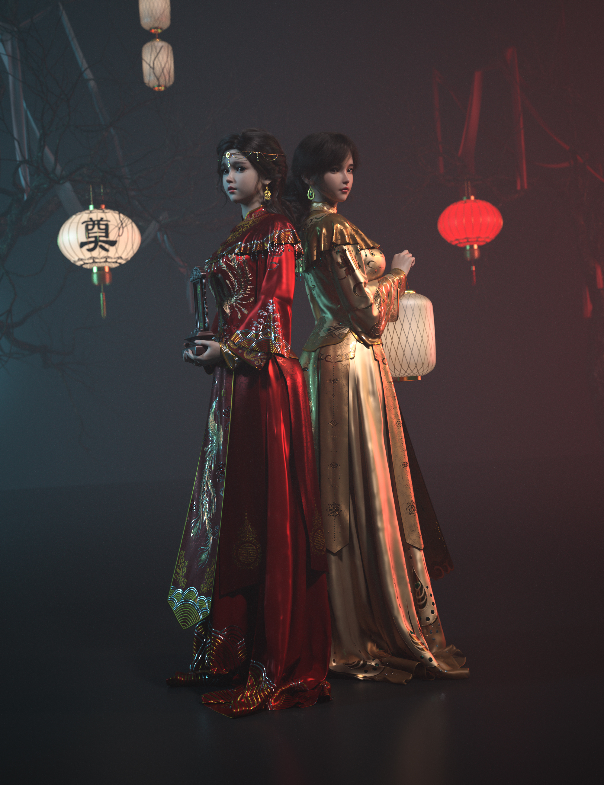 dForce MKTG Ghost Bride Outfit for Genesis 9, 8.1 and 8 Female | Daz 3D