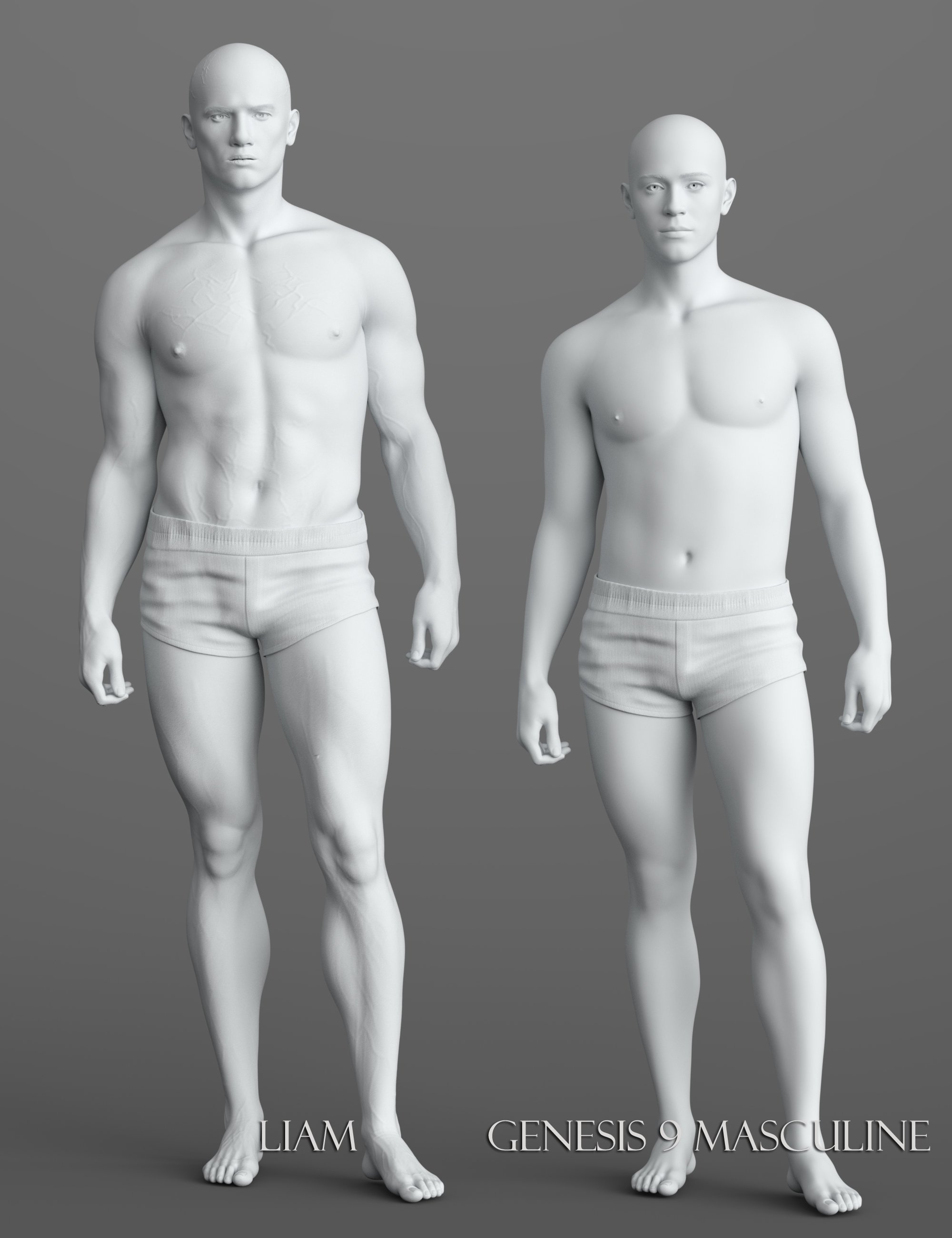 Phx Liam HD for Genesis 9 Masculine | Daz 3D