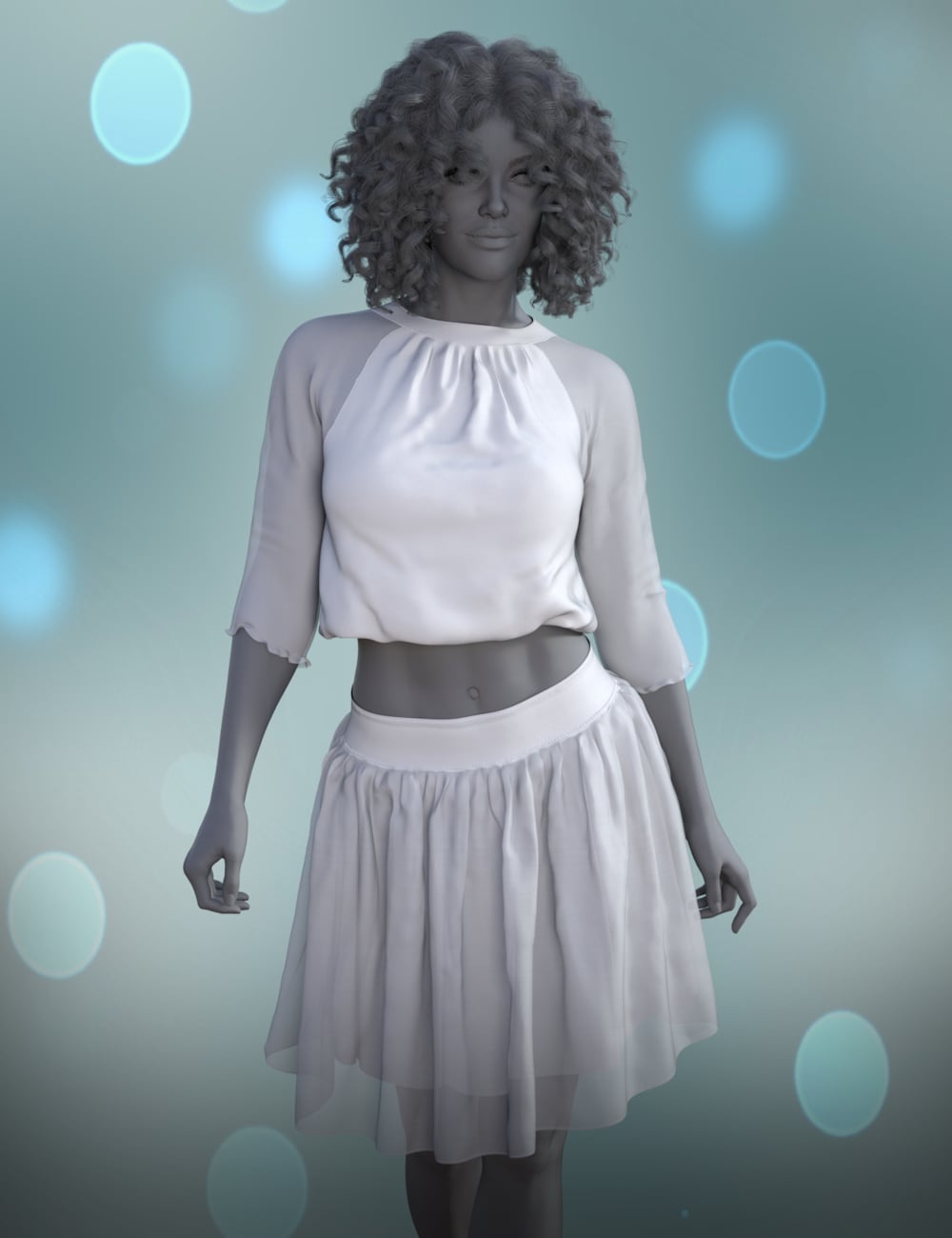 dForce Groove Outfit for Genesis 9 and 8 Female | Daz 3D