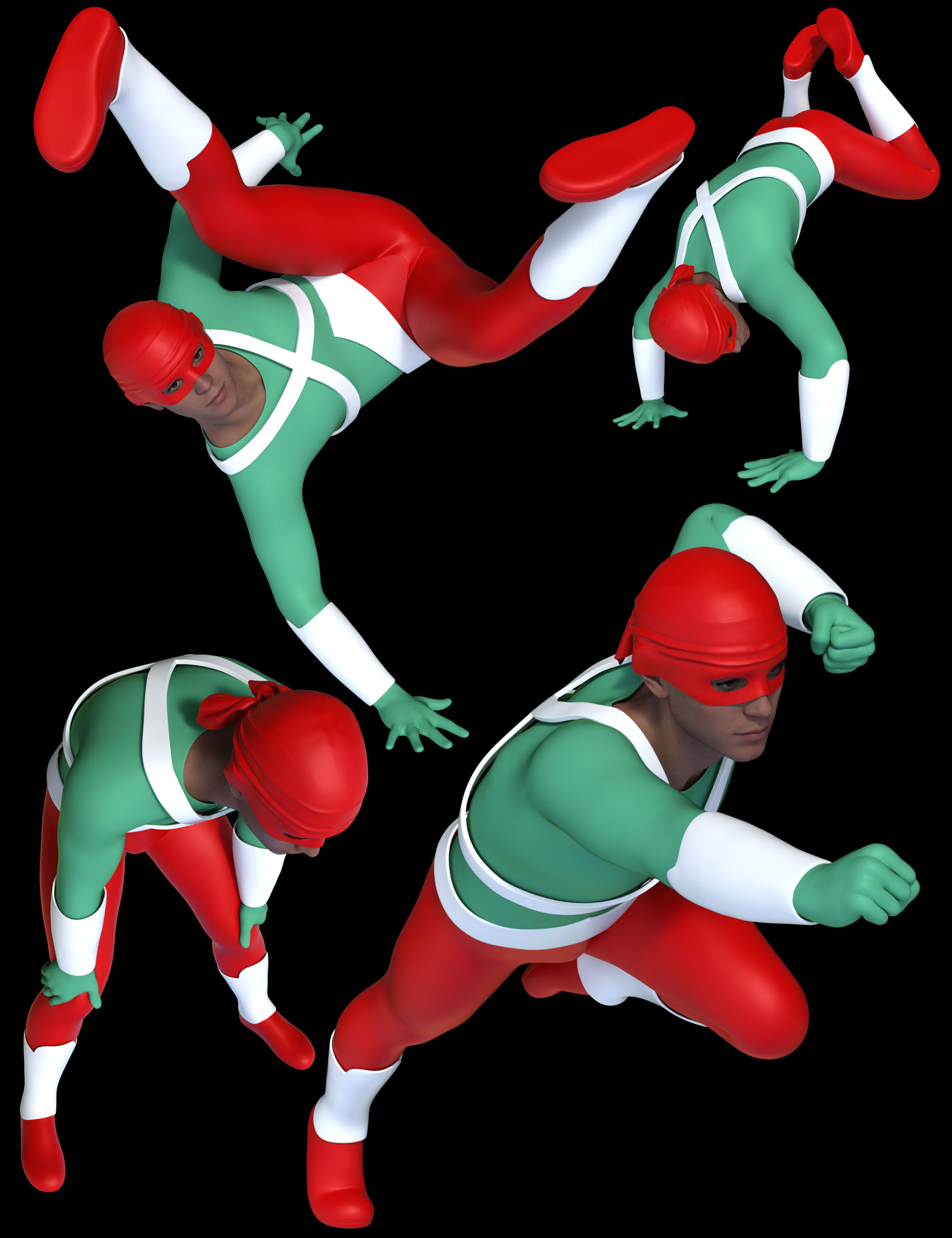 MightyMite Poses 004 Genesis 9 | Daz 3D