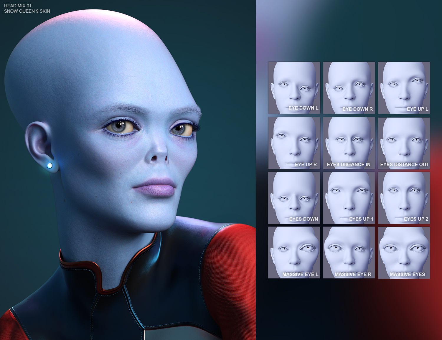 CGI Mod Shapes and Merchant Resource for Genesis 9 | Daz 3D