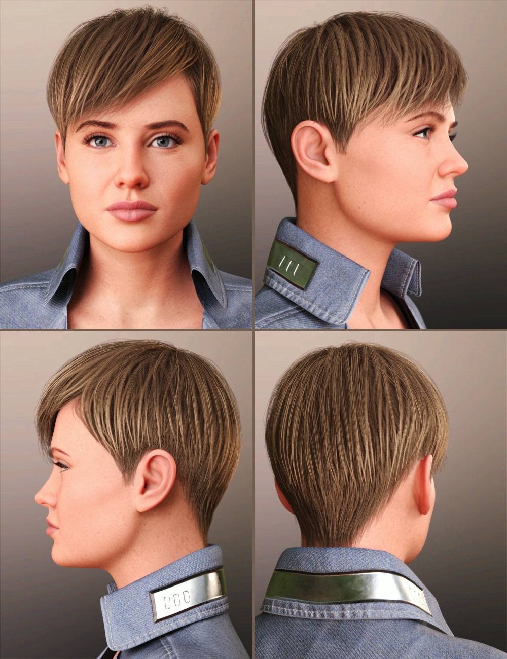 Mary Expressions and Mary Hair for AlFan Mary HD | Daz 3D