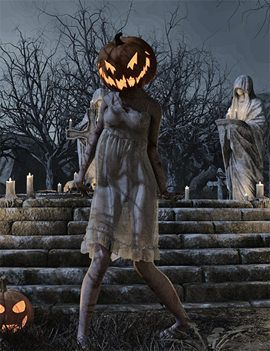 Halloween Pumpkin for Genesis 9, 8, and 8.1 | Daz 3D