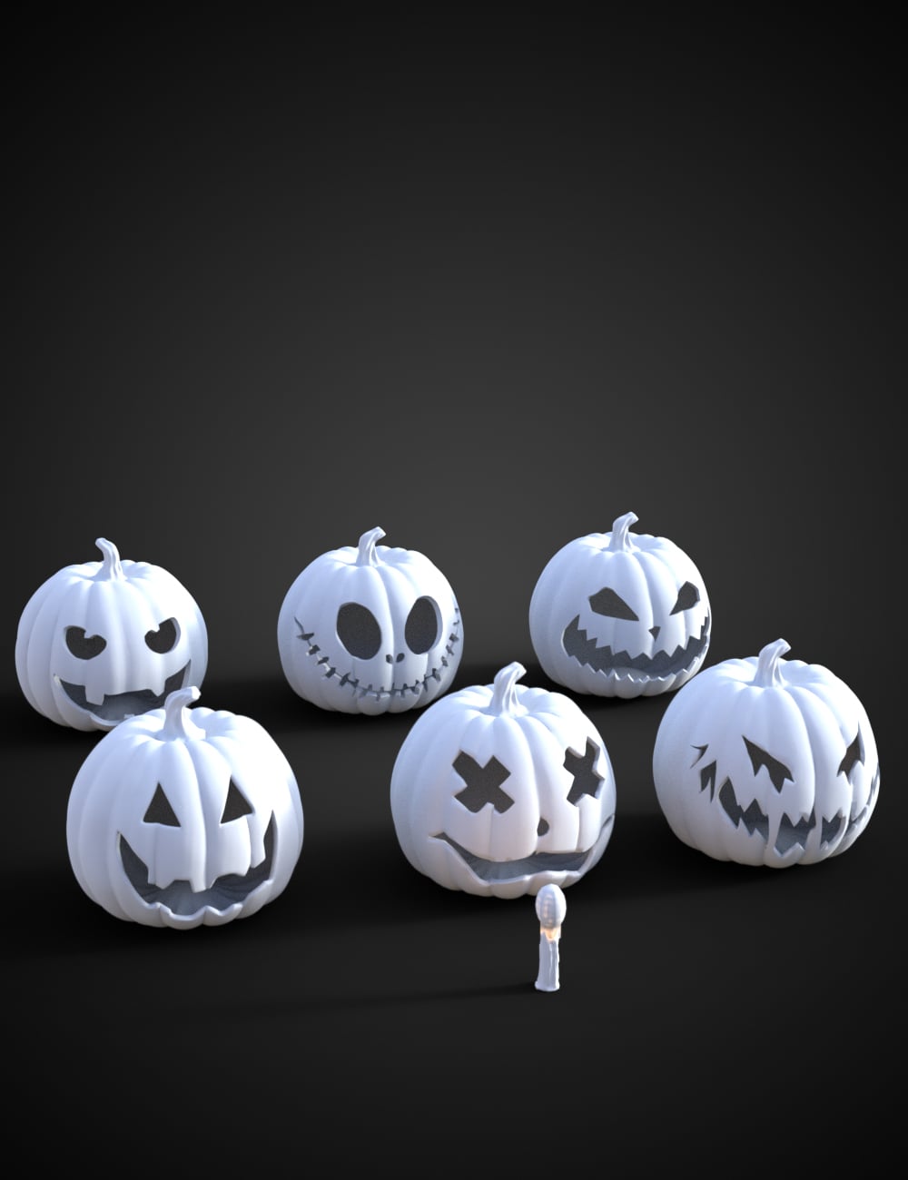 Halloween Pumpkin for Genesis 9, 8, and 8.1 | Daz 3D