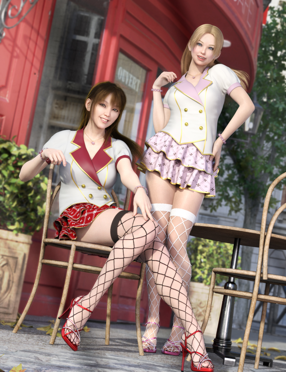 SVM's dForce Pure Lily Outfit for Genesis 8 and 8.1 Females | Daz 3D