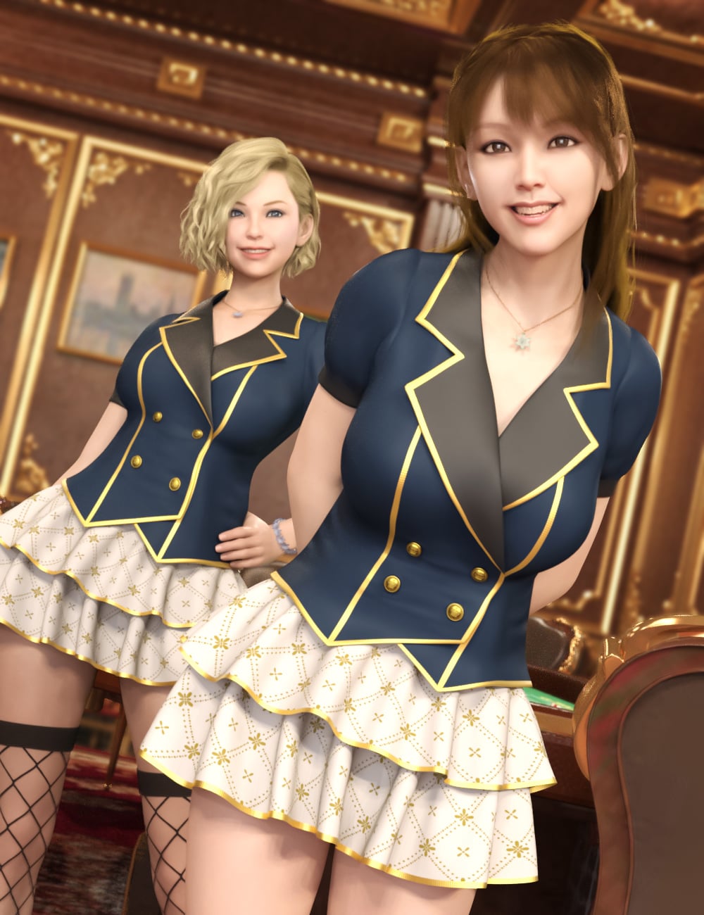 SVM's dForce Pure Lily Outfit for Genesis 8 and 8.1 Females | Daz 3D