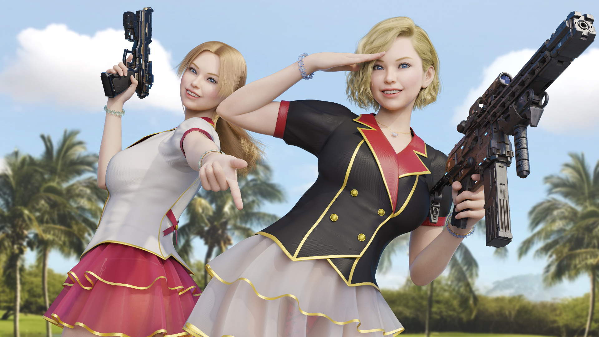 SVM's dForce Pure Lily Outfit for Genesis 8 and 8.1 Females | Daz 3D