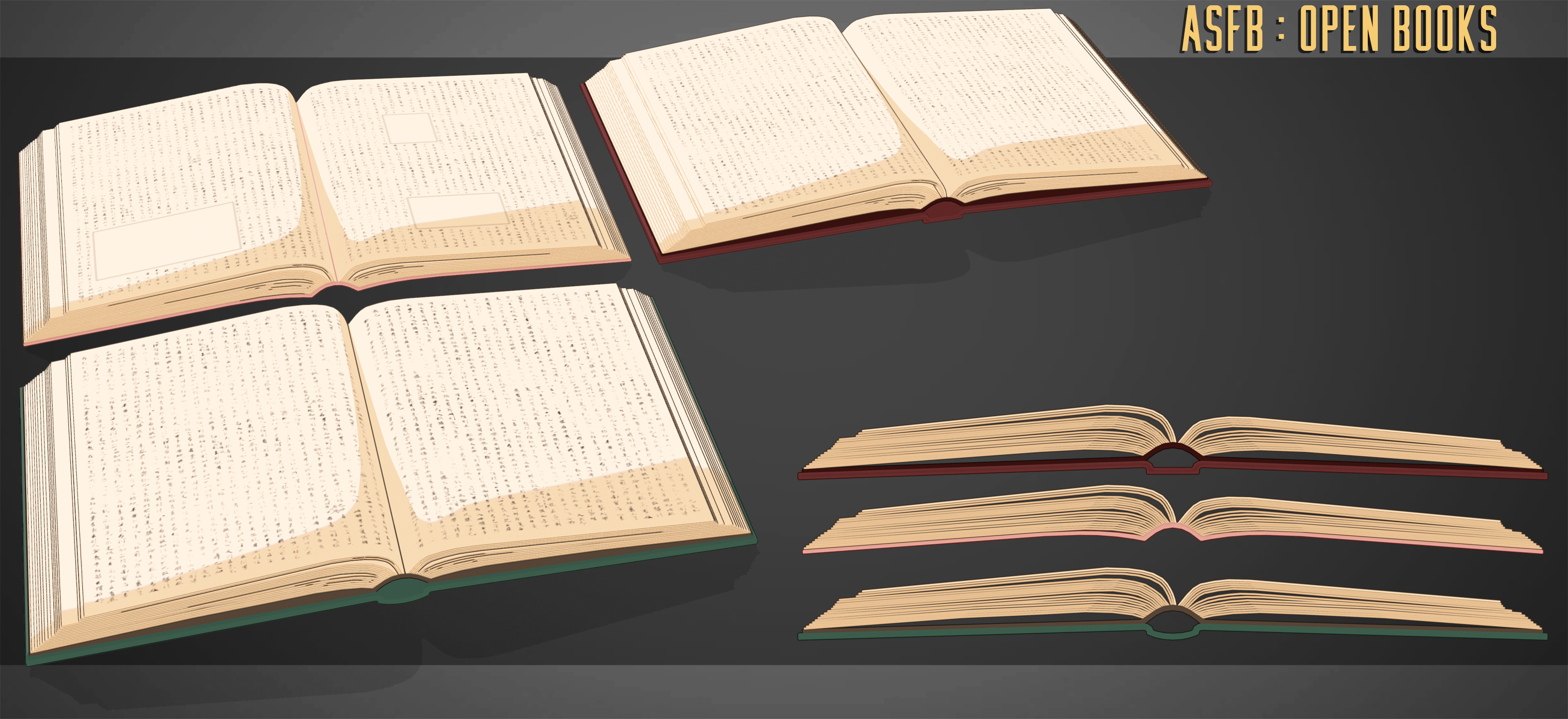 Anime Scene Filler : Books | Daz 3D