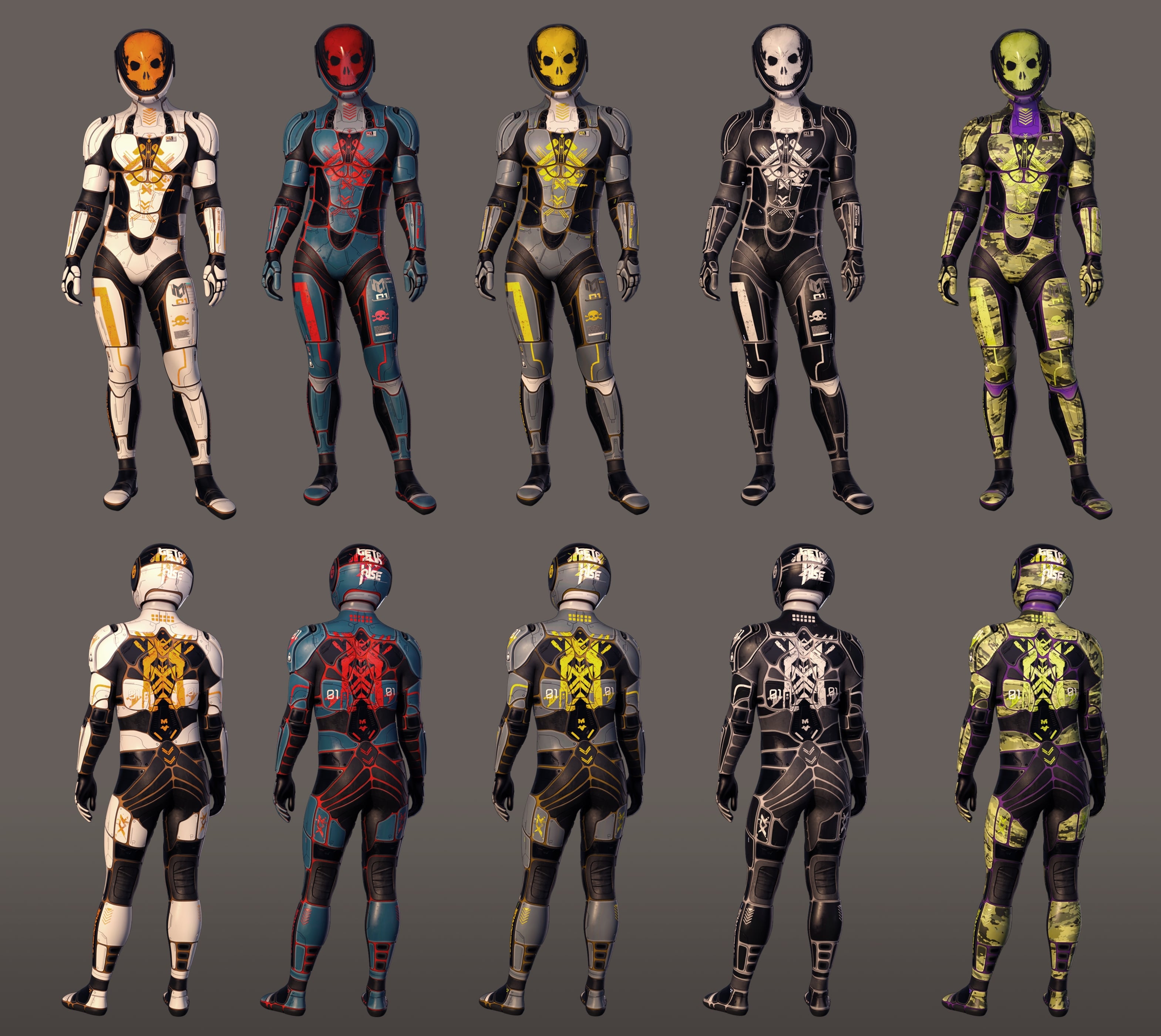 ZK Sci-Fi Skull 01 for Genesis 8, 8.1 and 9 | Daz 3D