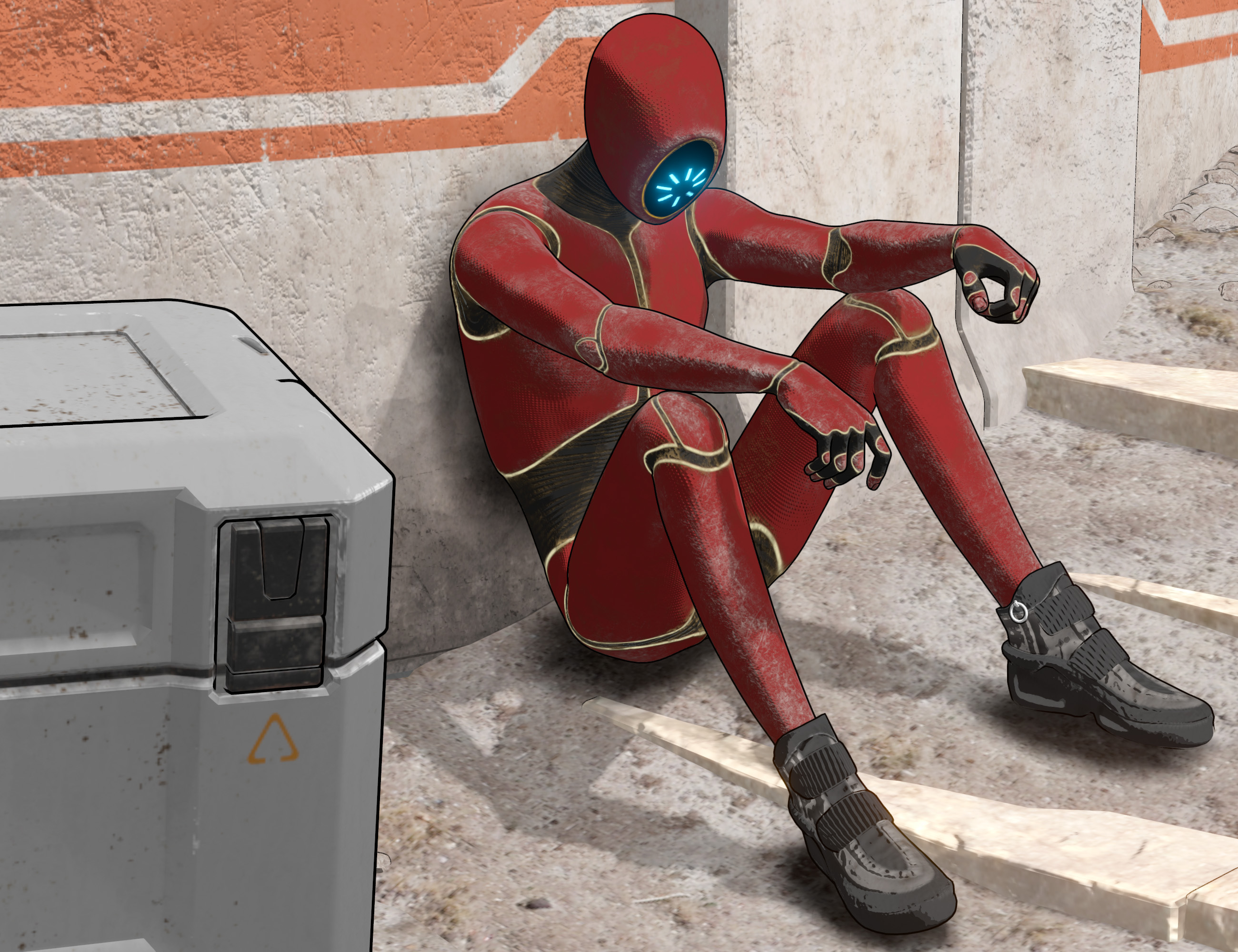 Oso Robot Servant FilaToon Expansion | Daz 3D