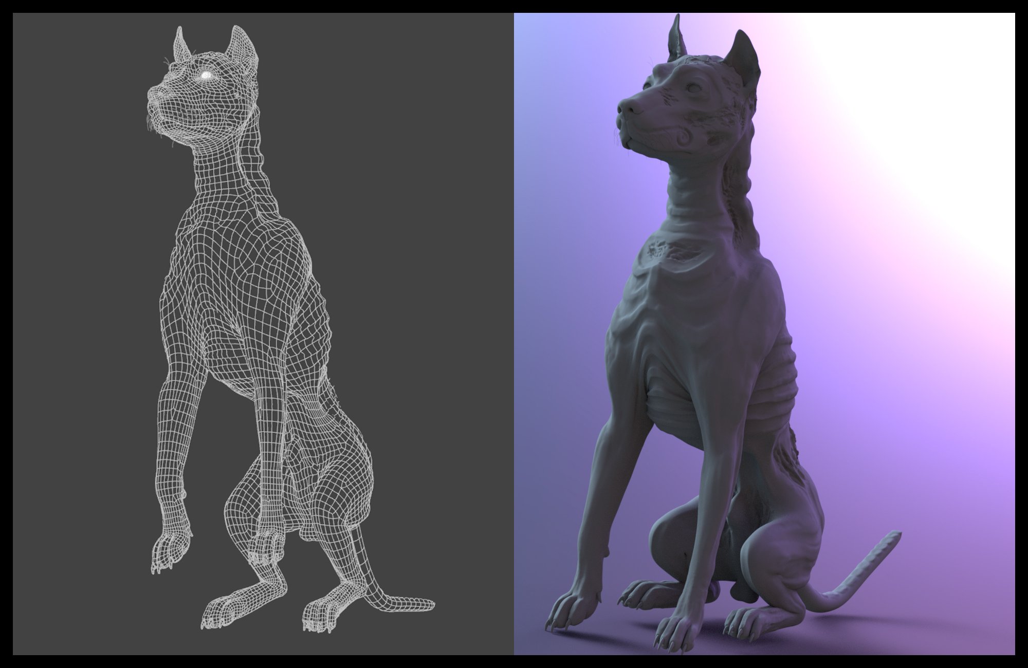 ND Mortis Dog Shapes for Daz Dog 8 | Daz 3D