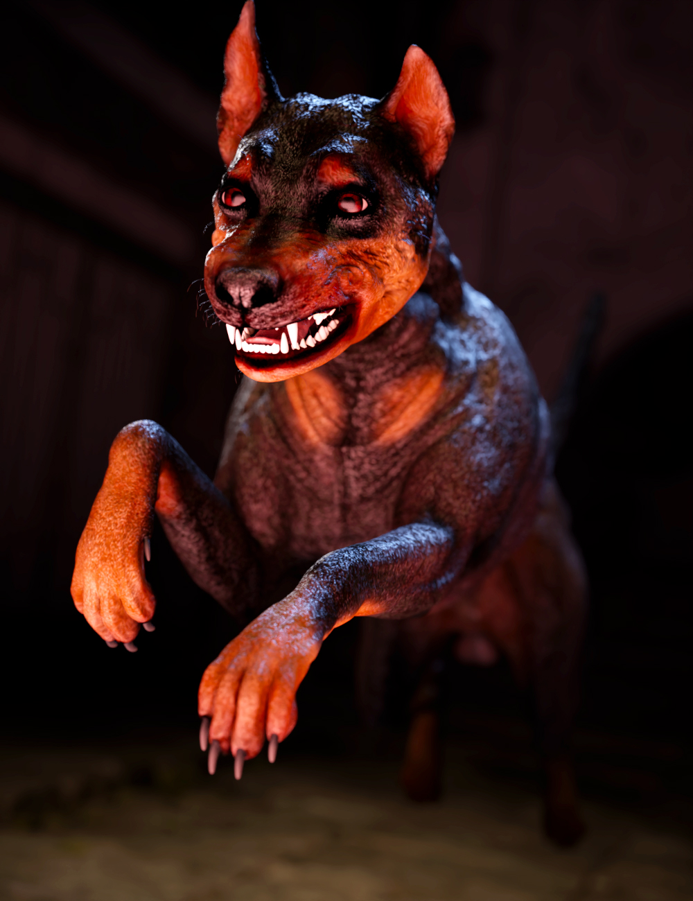 ND Mortis Dog Shapes for Daz Dog 8 | Daz 3D