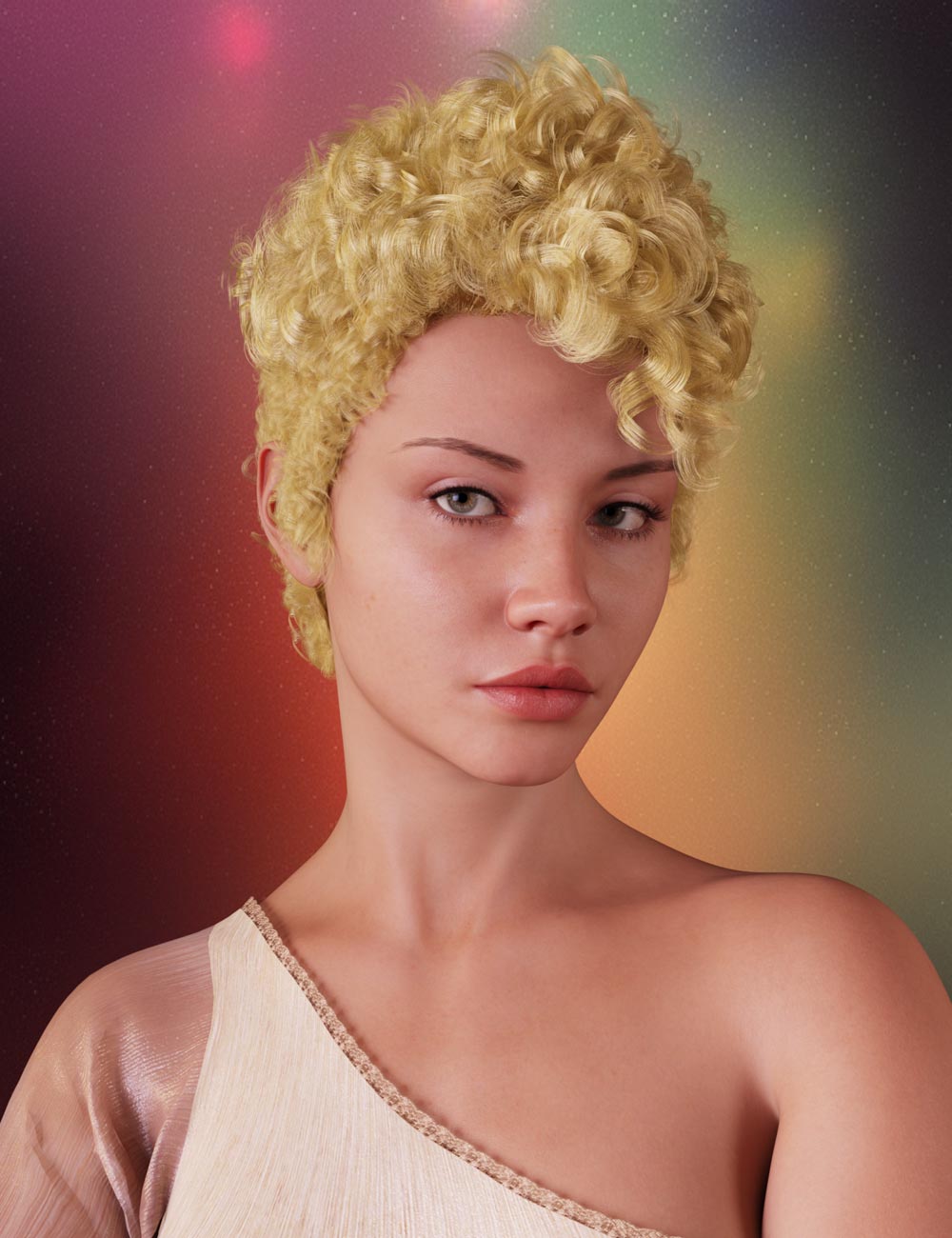 Jackie Hair For Genesis 9 and 8 | Daz 3D