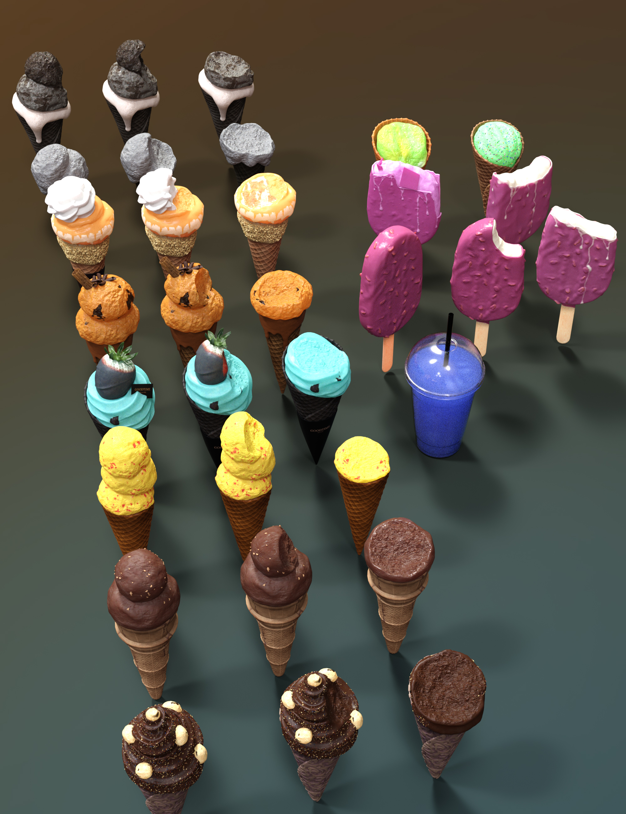 FN Delicious Ice Cream | Daz 3D