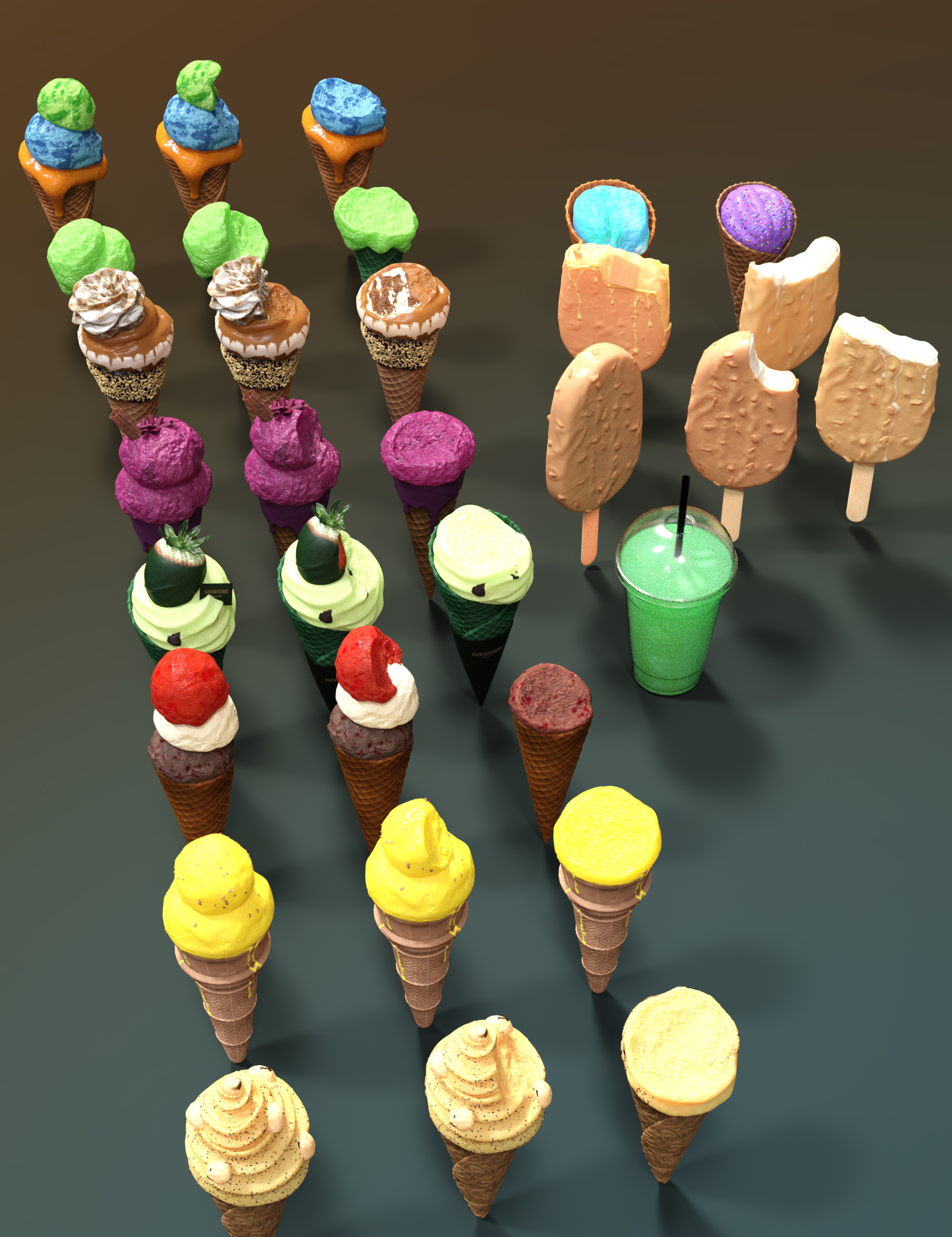 FN Delicious Ice Cream | Daz 3D