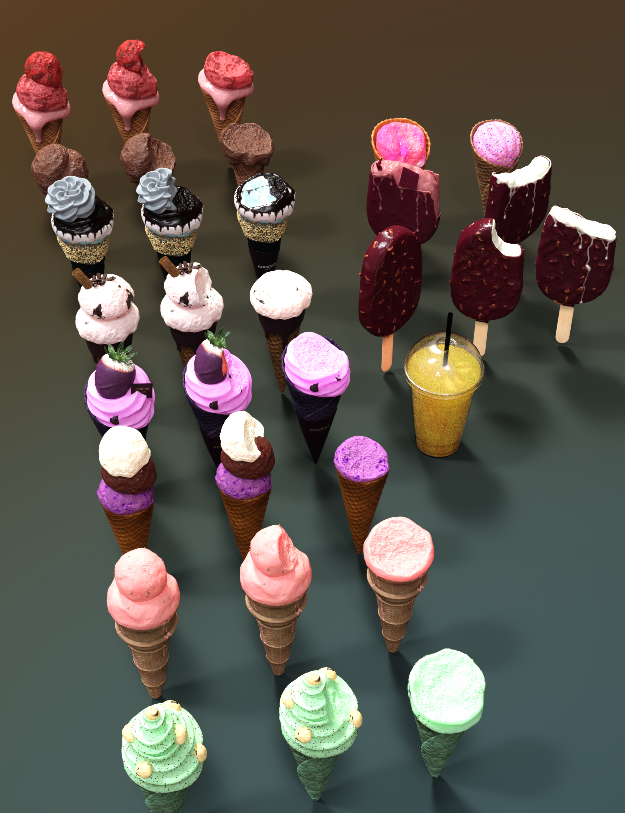 FN Delicious Ice Cream | Daz 3D