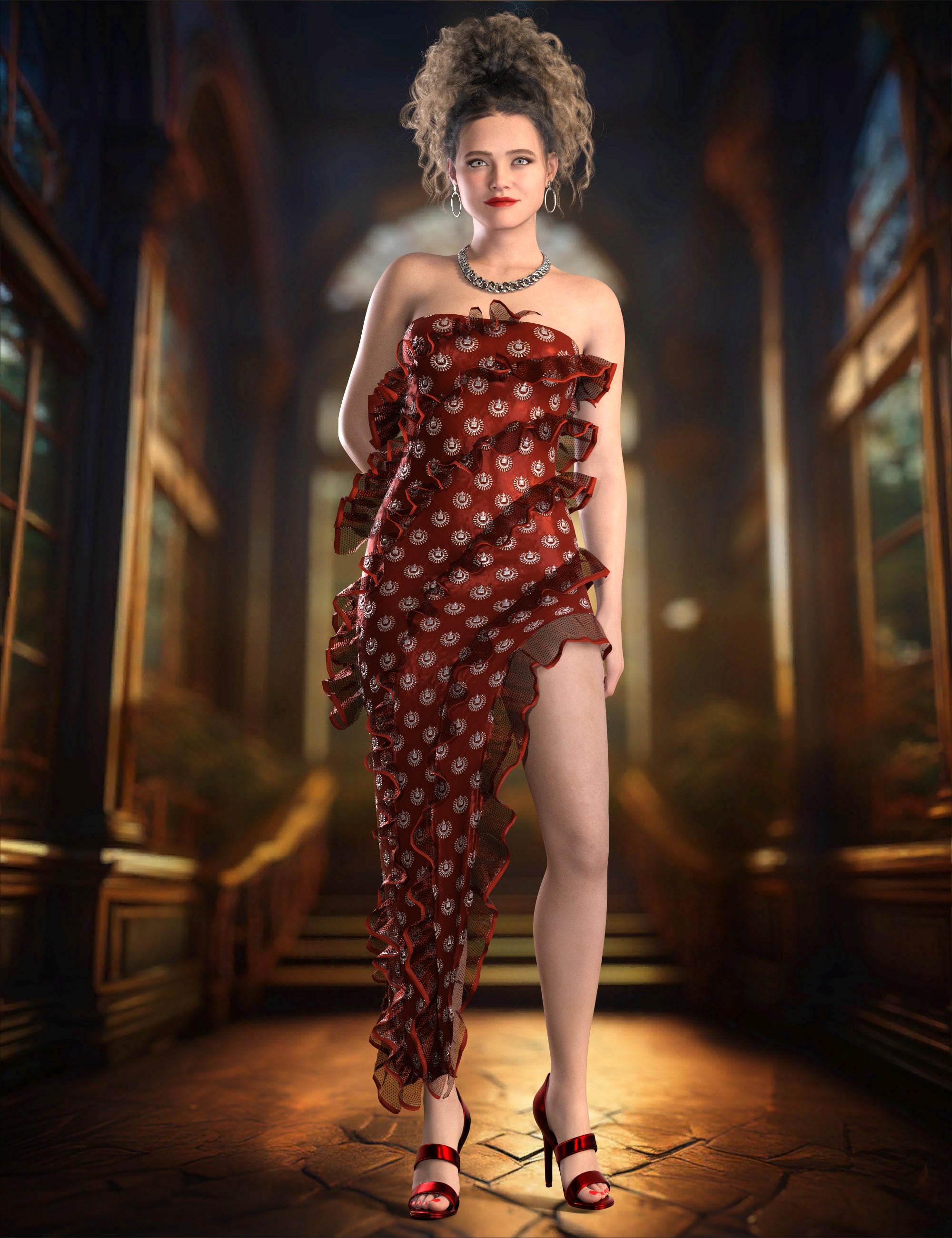 dForce Yami Dress for Genesis 9 | Daz 3D