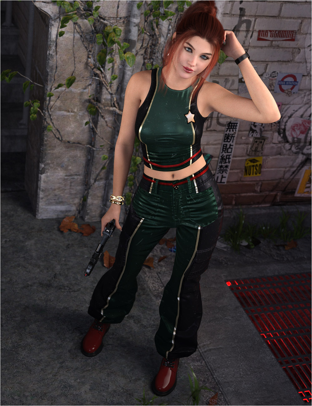 Commando Textures for dForce SU Urban Military Outfit | Daz 3D