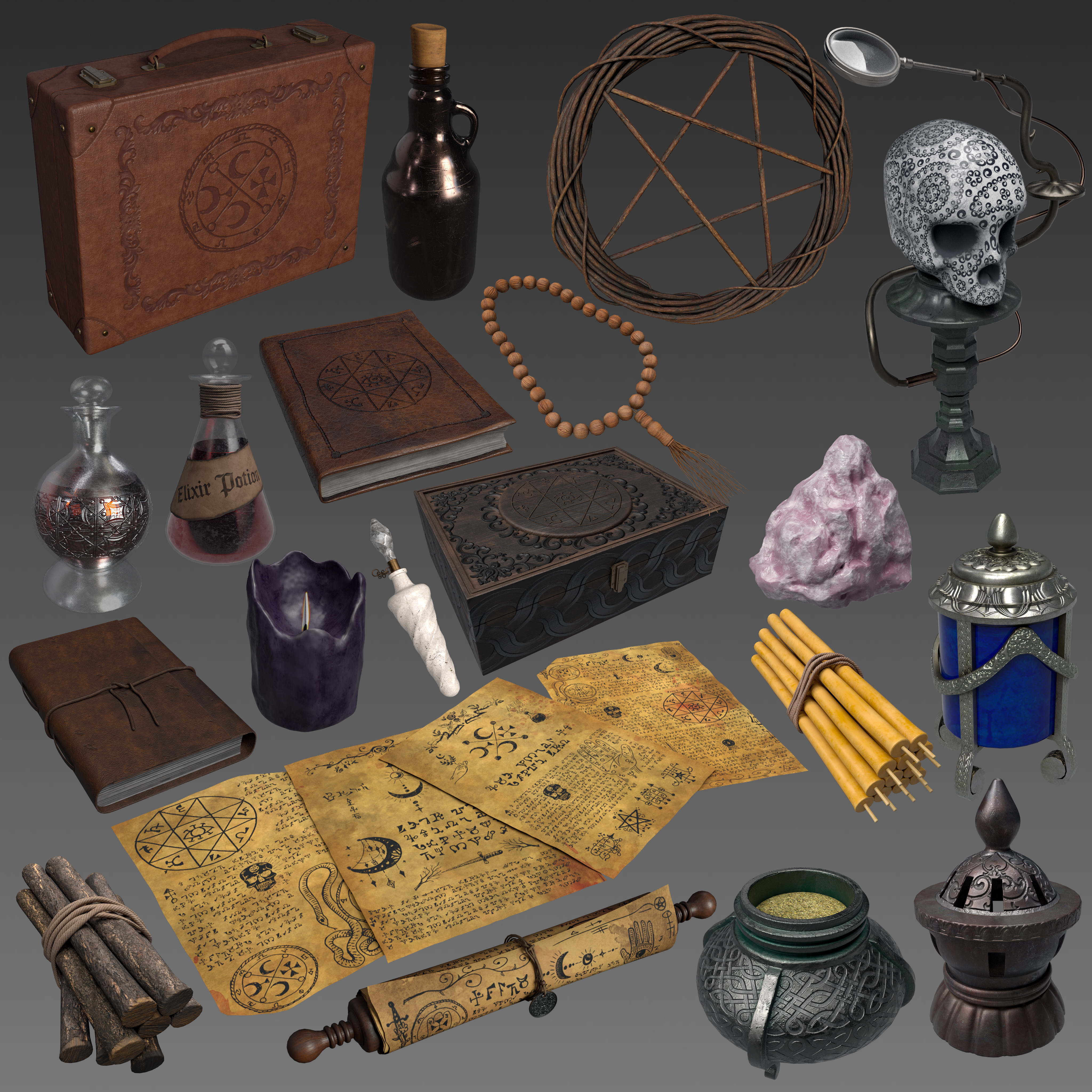 FG Wizard Study | Daz 3D
